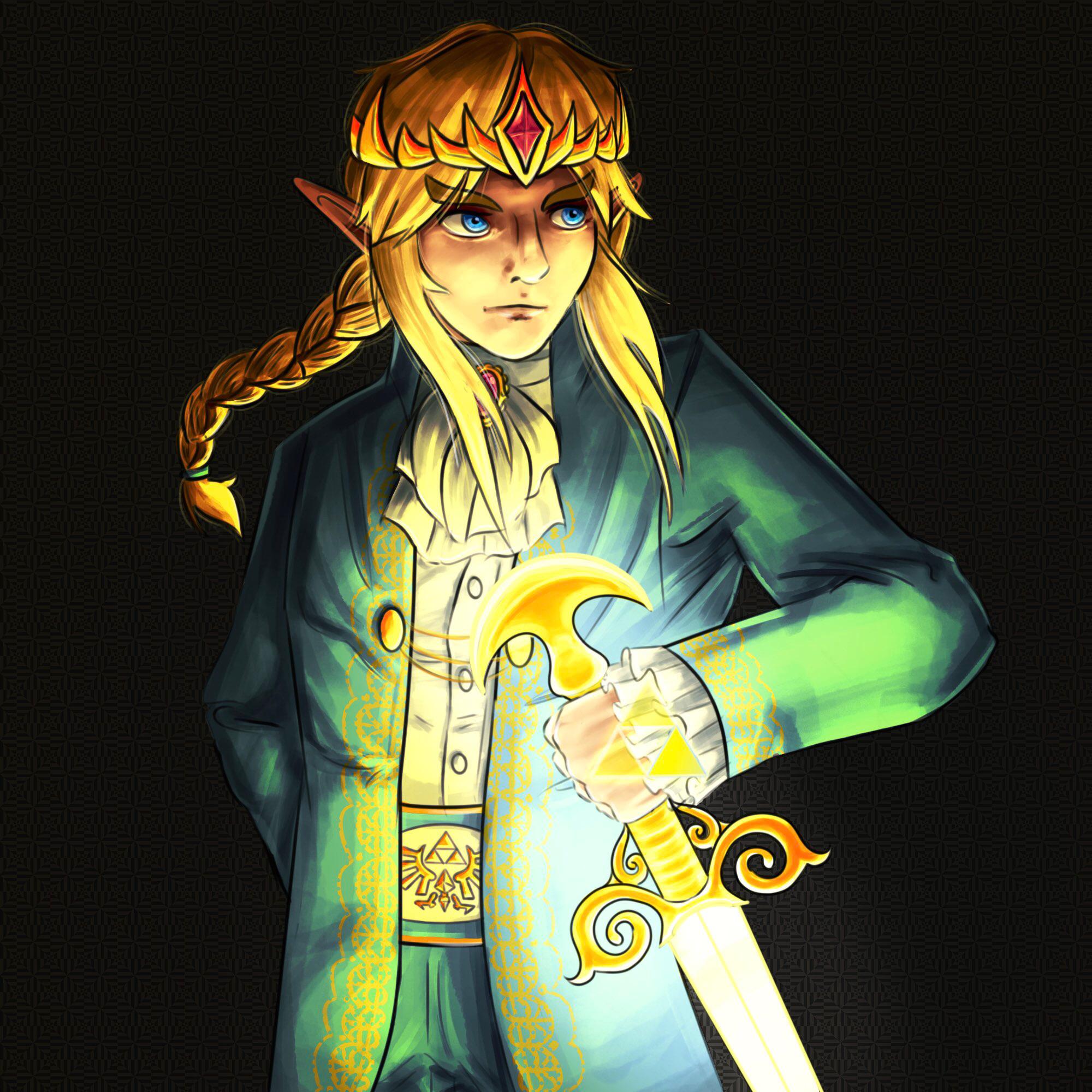 [OTHER] [OC] I decided to try my hand at the Triforce Swap AU | Scrolller