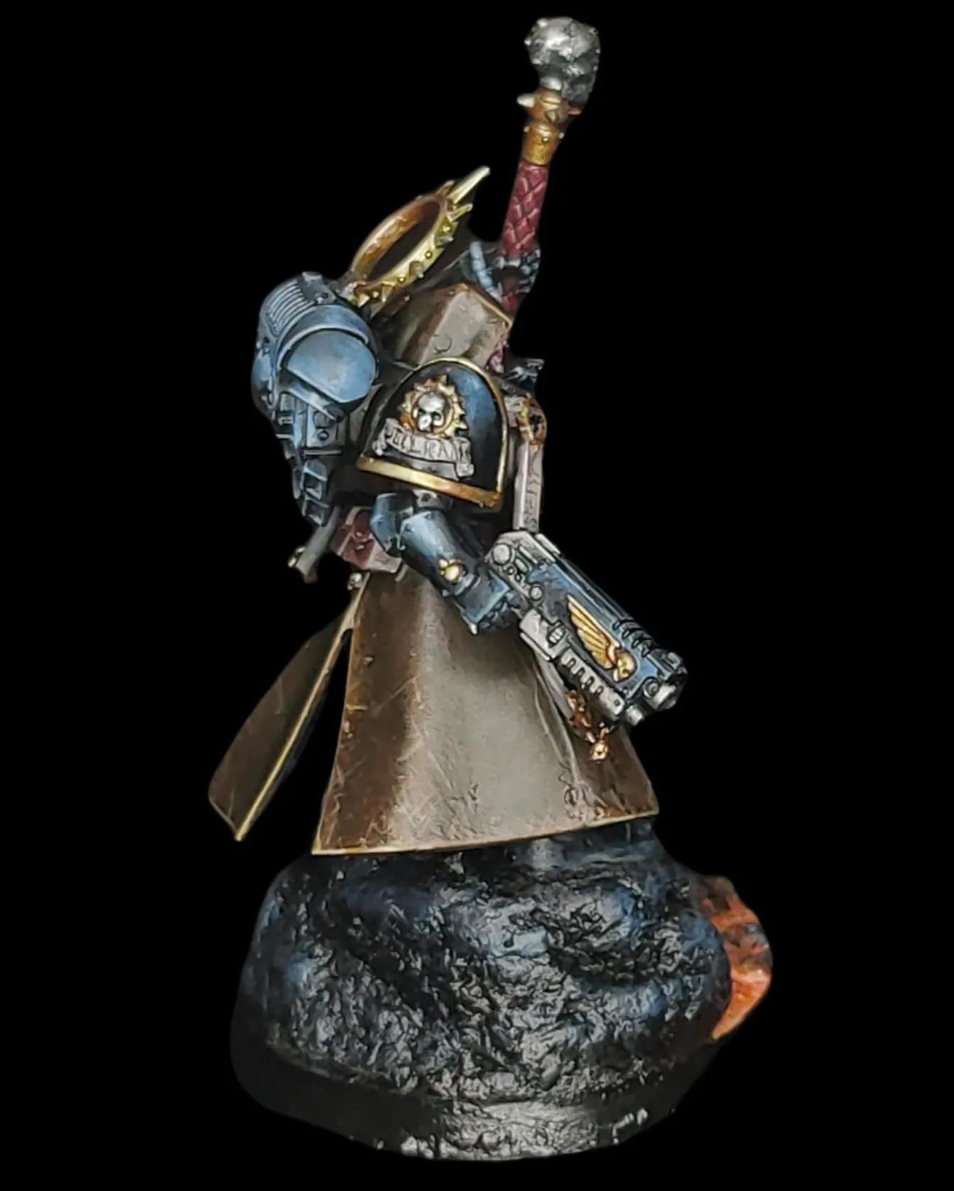 Salamanders Chaplain. Into the fires of battle! | Scrolller