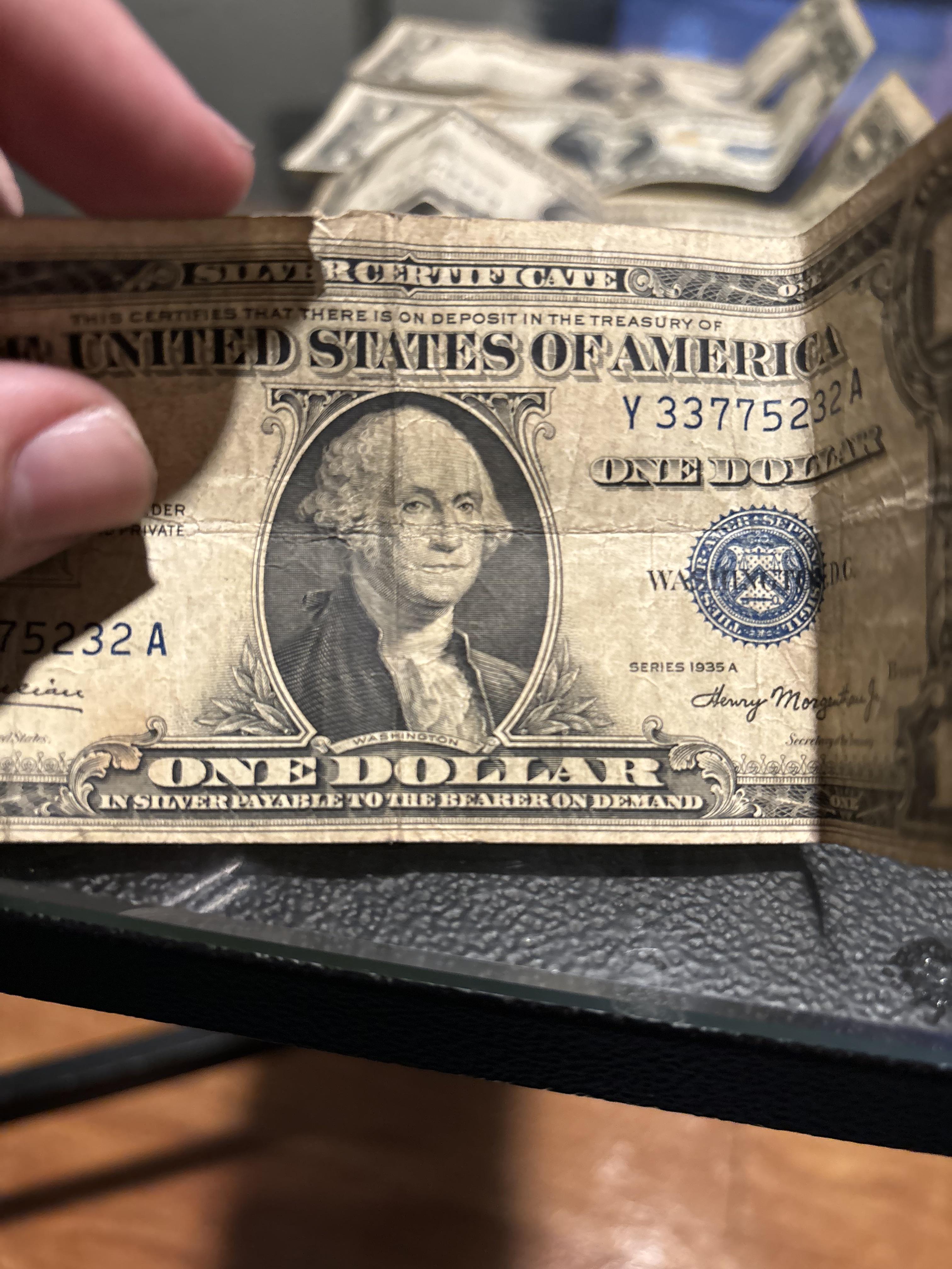 1935A dollar bills | Scrolller
