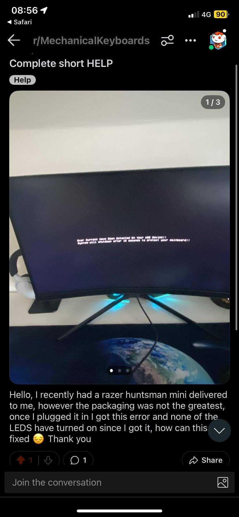 My keyboard completely broke | Scrolller