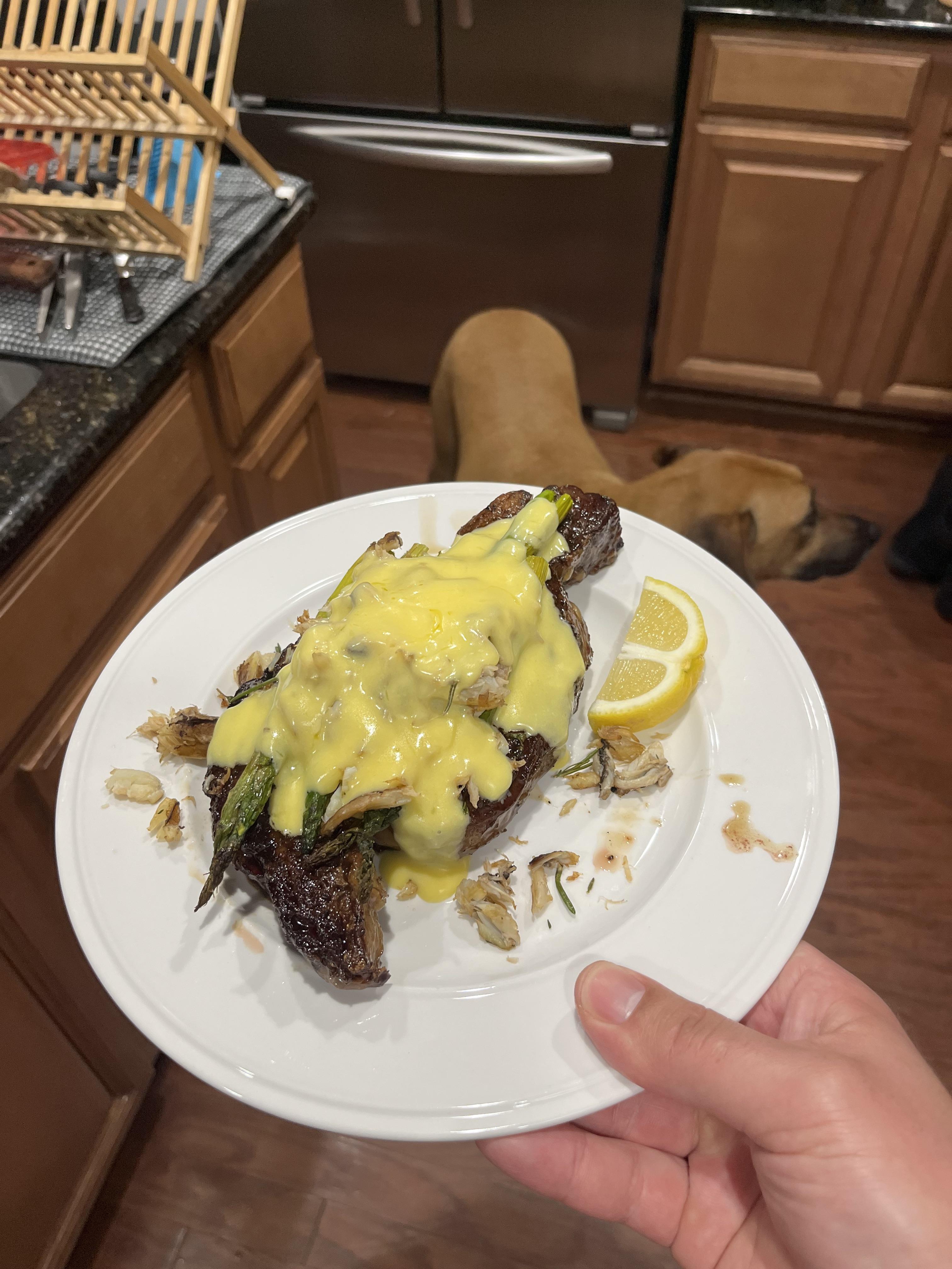 Steak Oscar from NYE | Scrolller