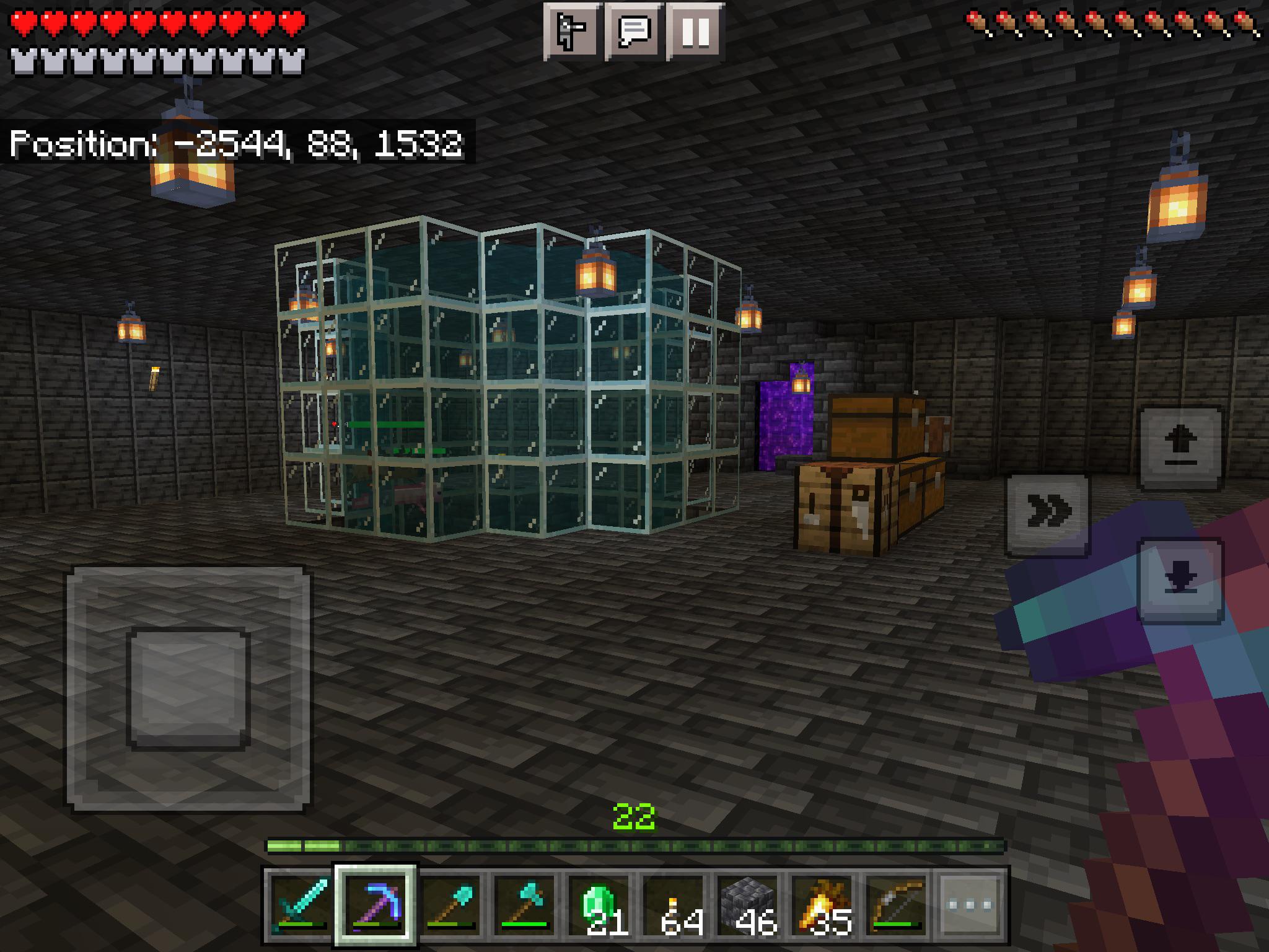 My friends and I built this cave base, still a work in progress, any suggestions to what more we ...