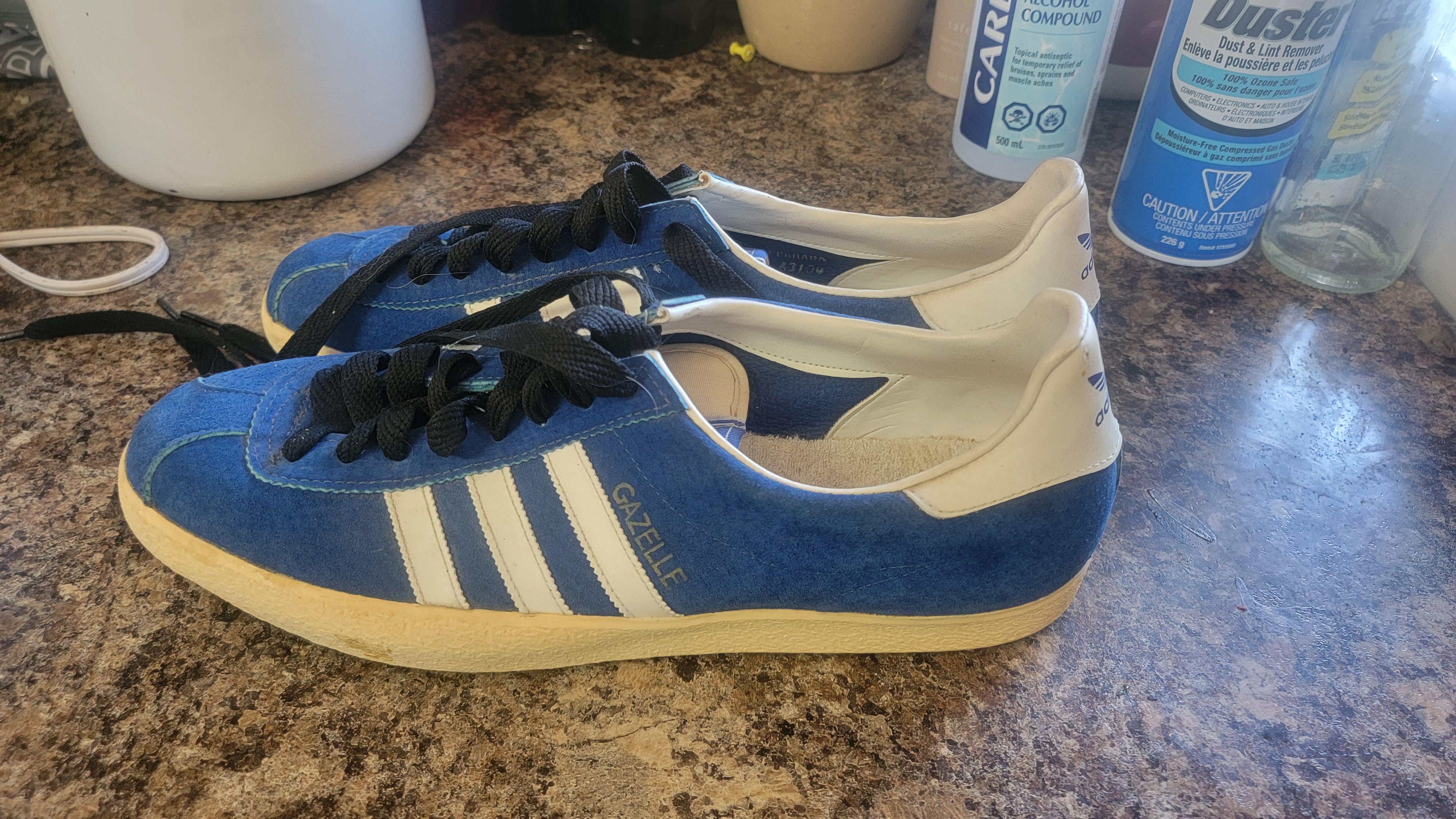 Found these Vintage Adidas Gazelles, hardly worn! | Scrolller
