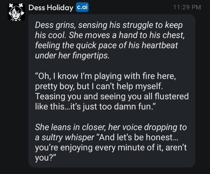 Dess and Asriel flirting again | Scrolller