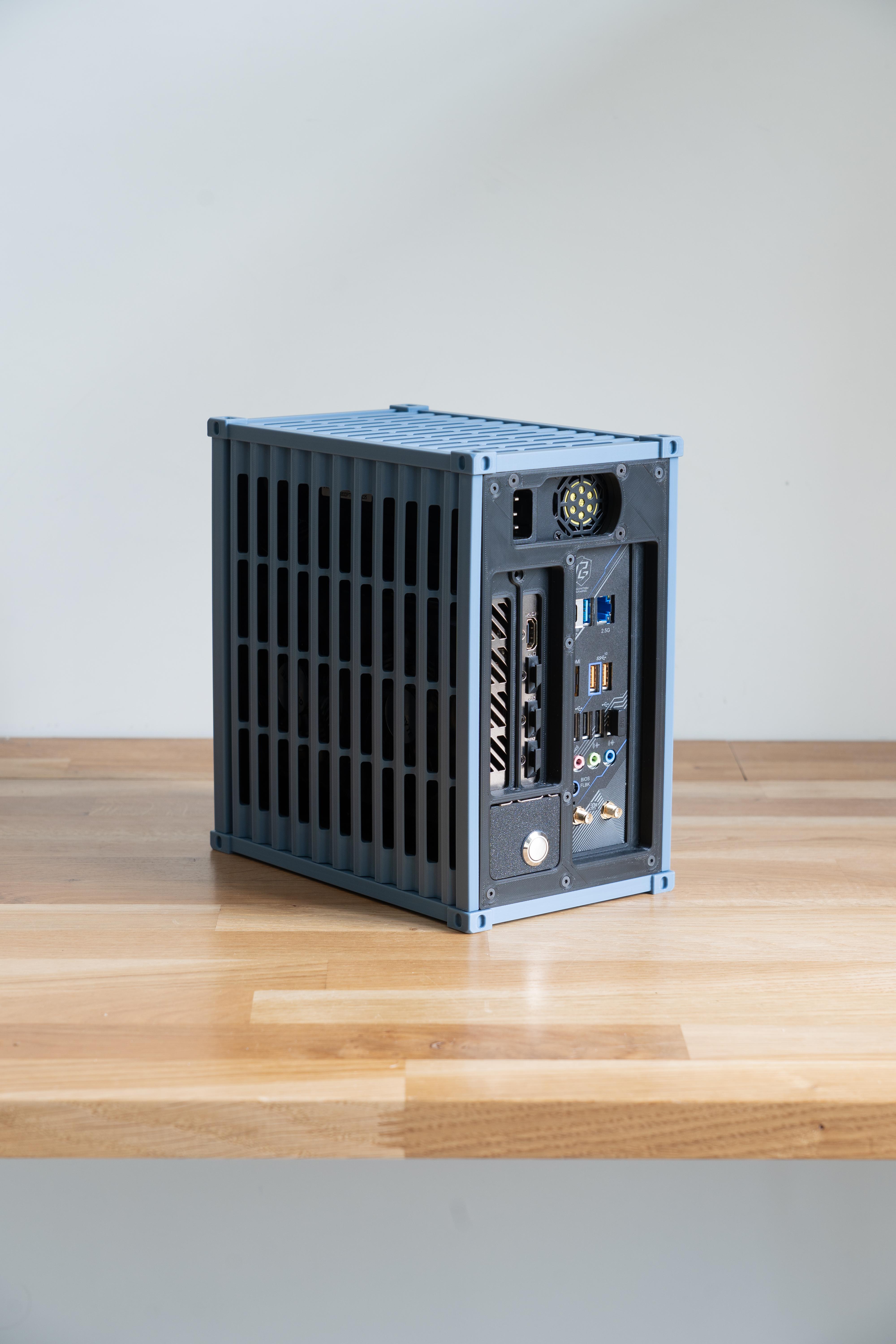 Container SFF case with hidden vents | Scrolller