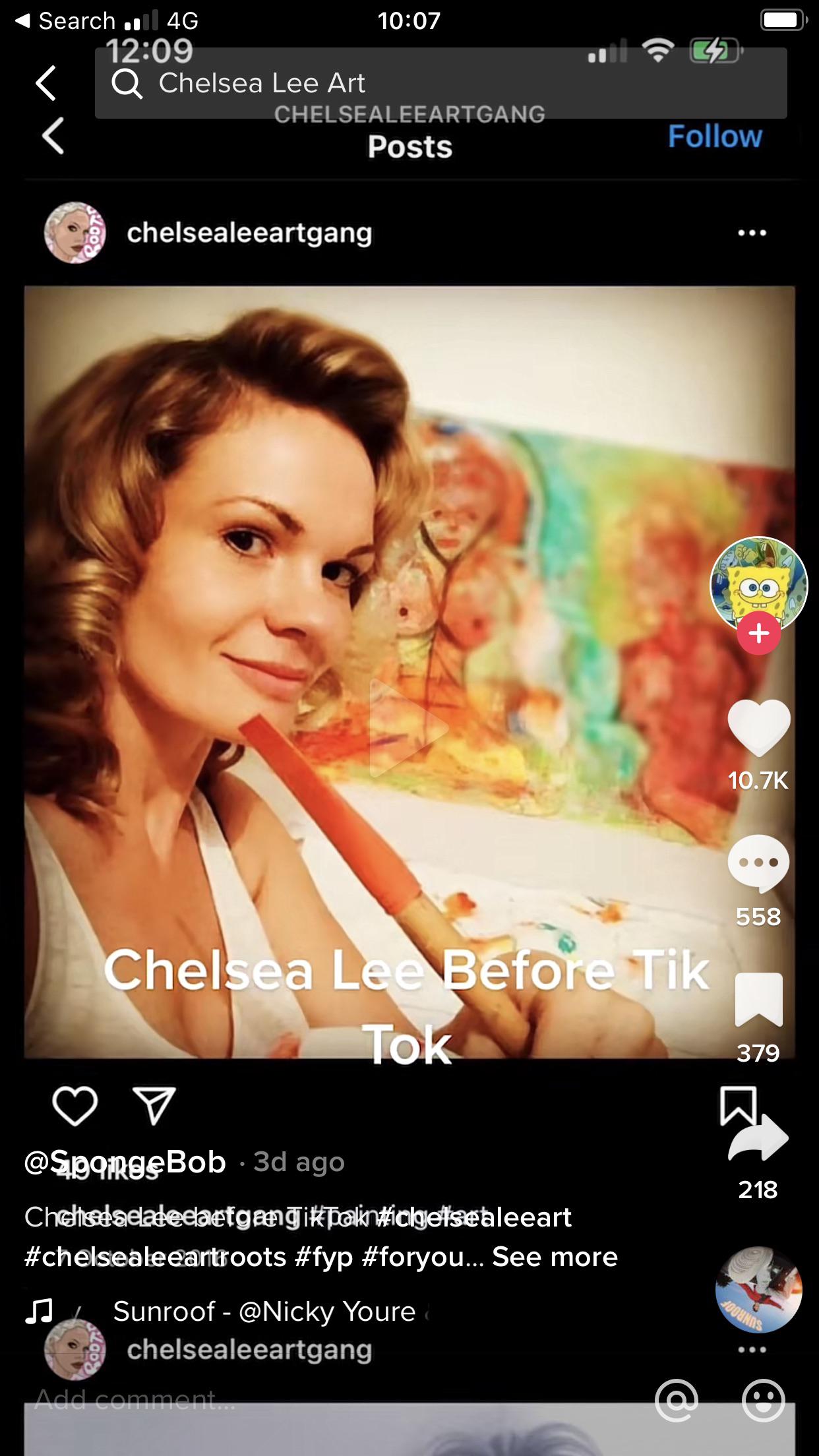 The parallel between chelsea lee art and gabbie hanna | Scrolller