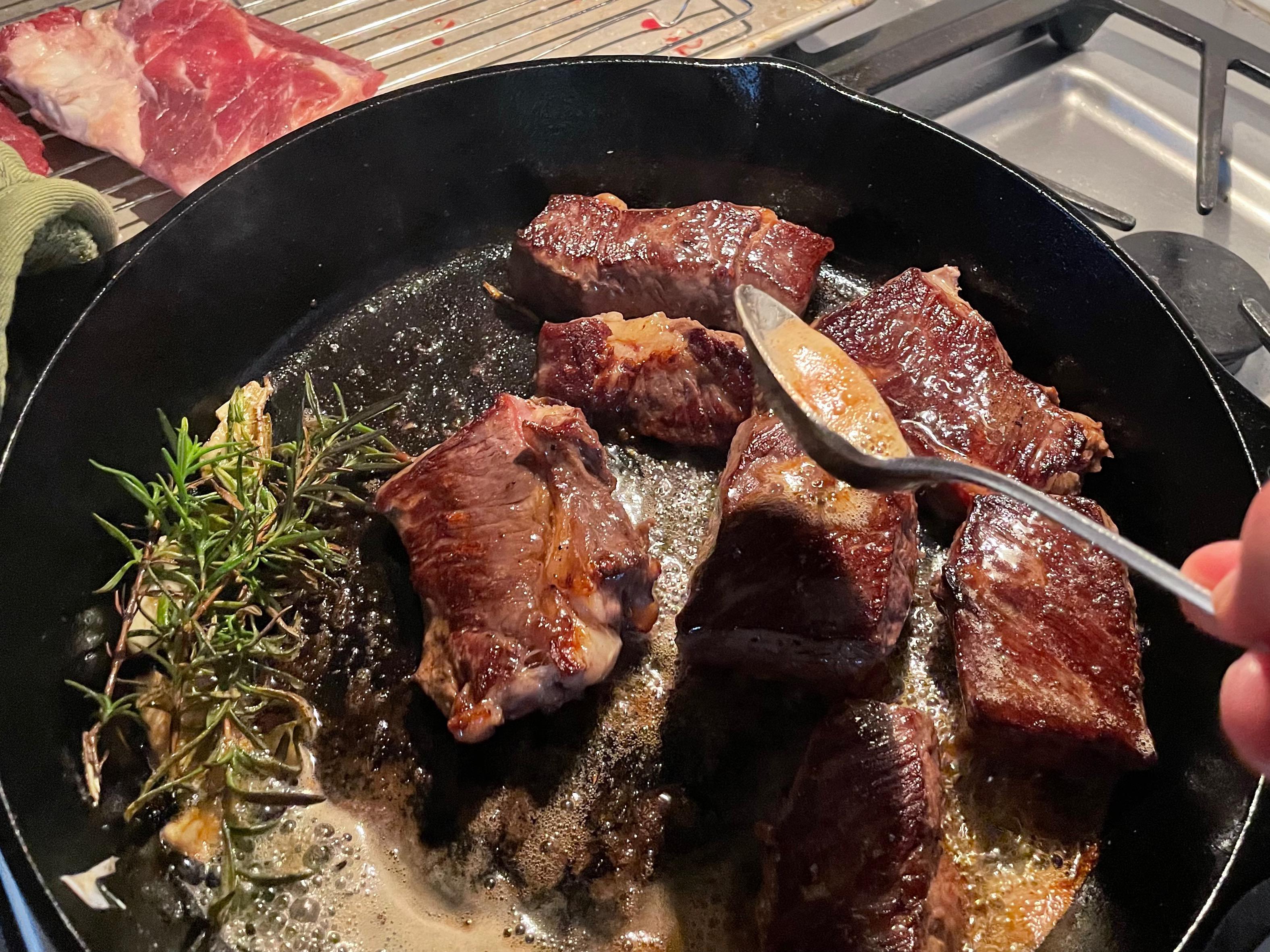 Denver Steaks in the Cast Iron | Scrolller