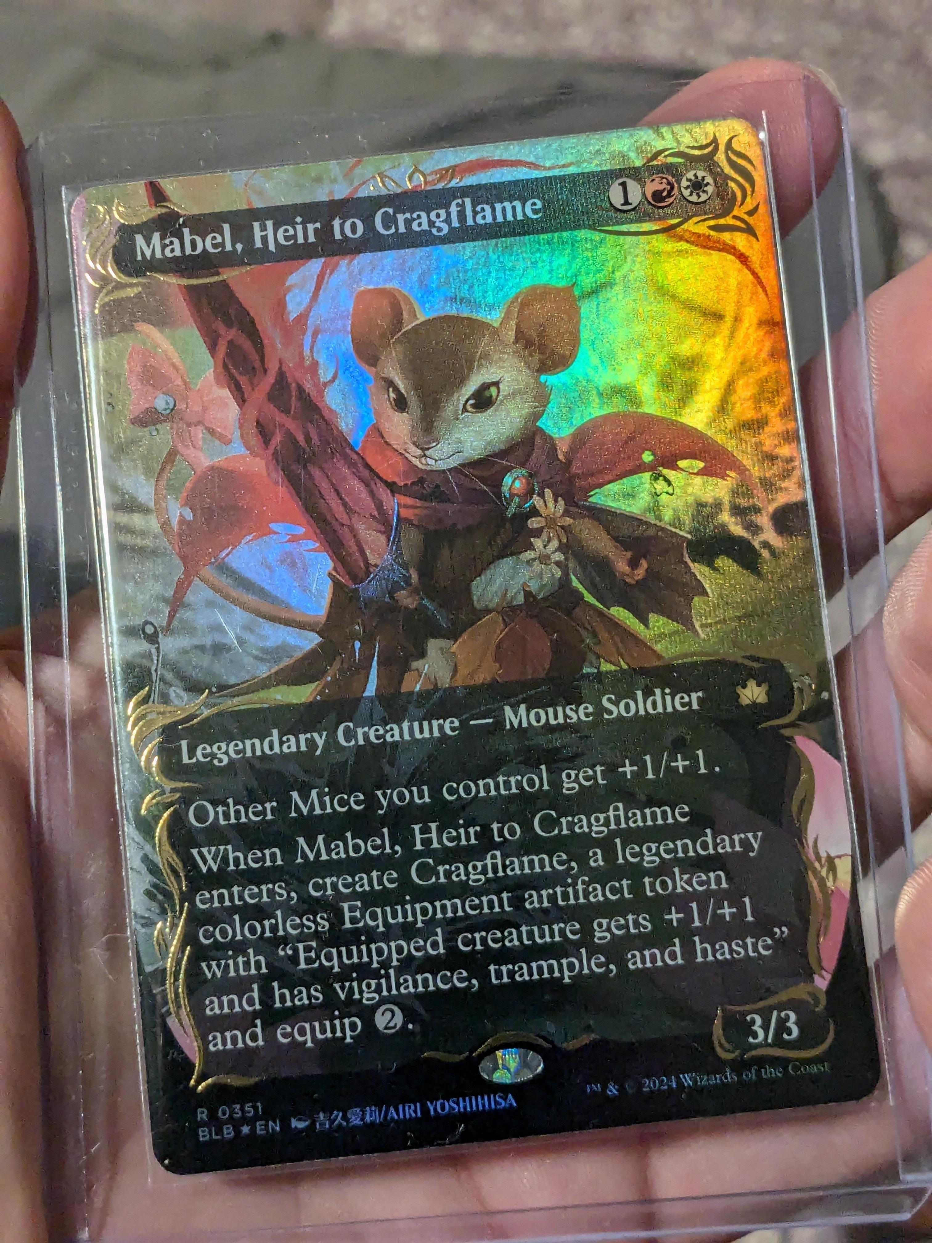 These and some others got me 2 pre release kits and some collector ...