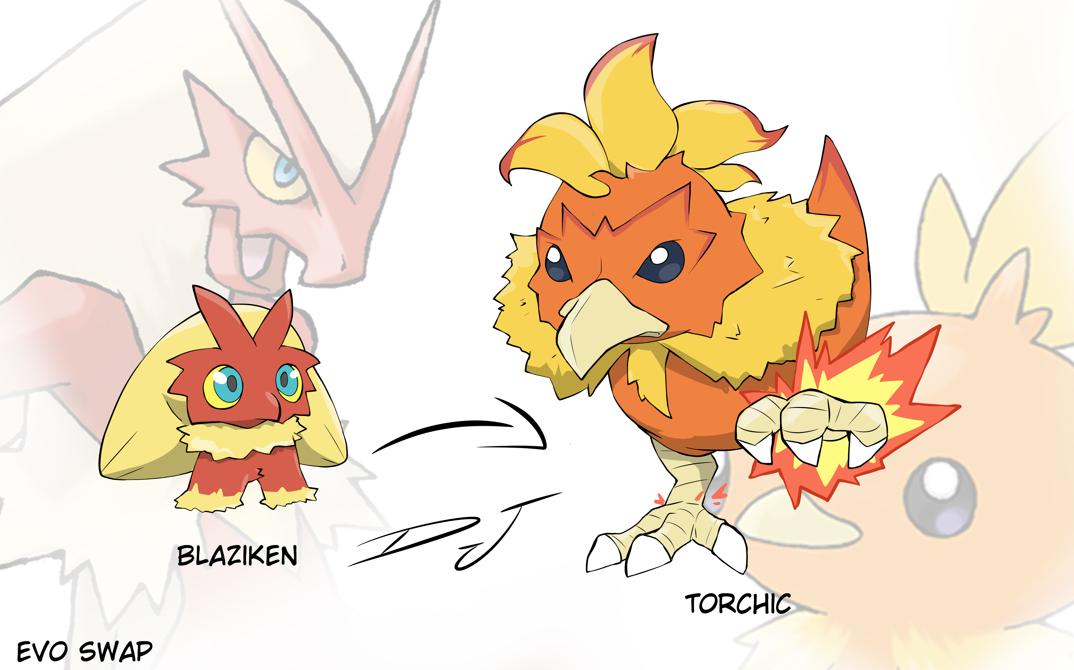 [OC] pokemon evo swap | Scrolller