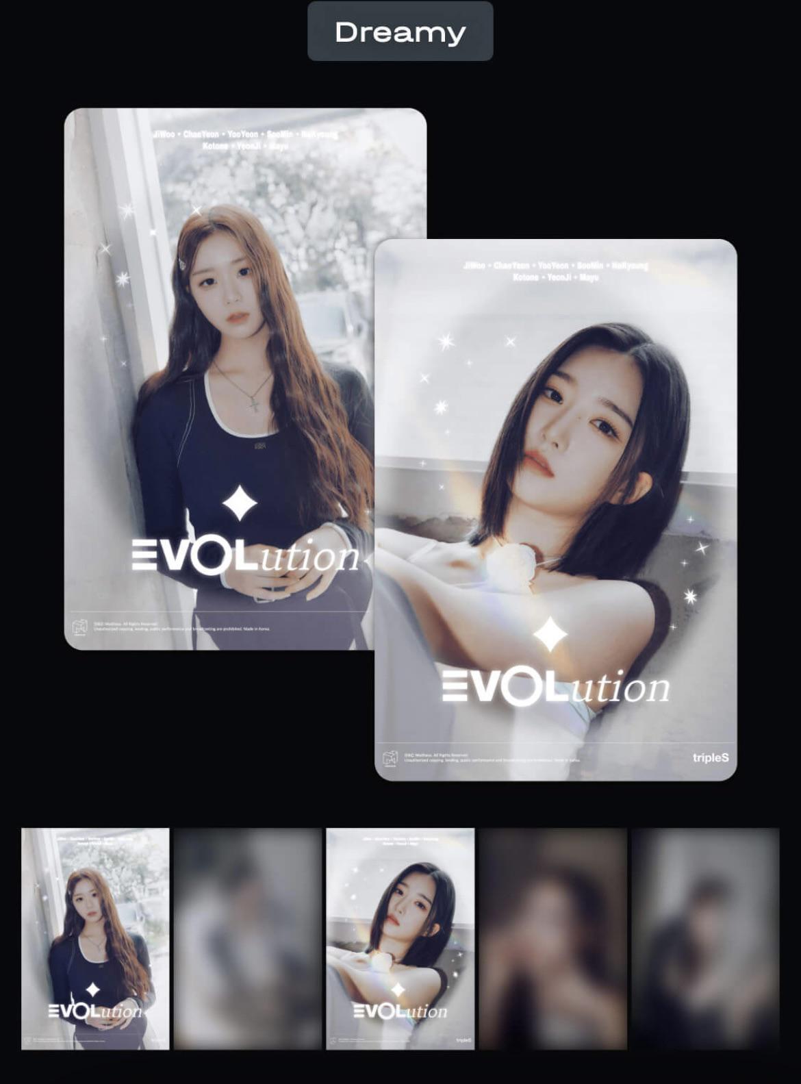 Discover more like Kpop: TripleS EVOLution - Debut Mini Album : ( ) (Concept Image Spoiler ...