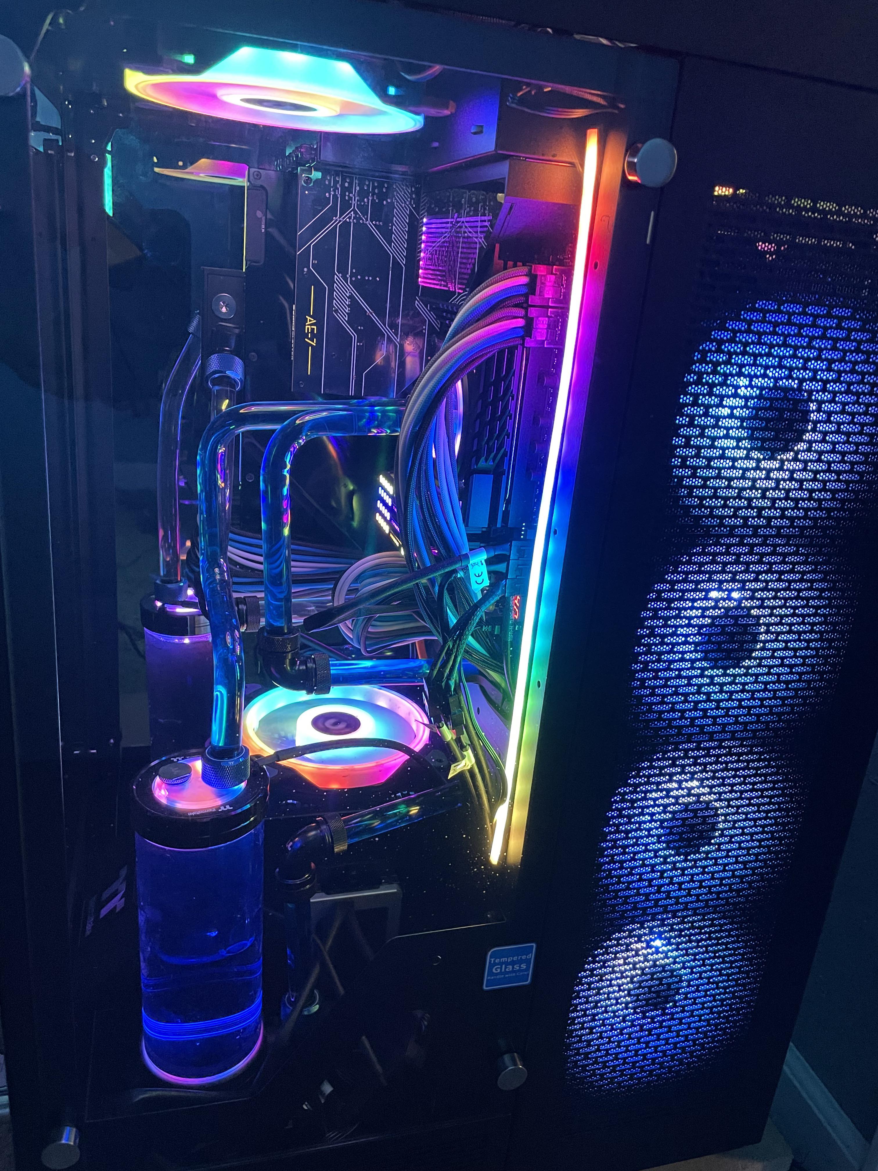 First time doing a custom water loop system. | Scrolller