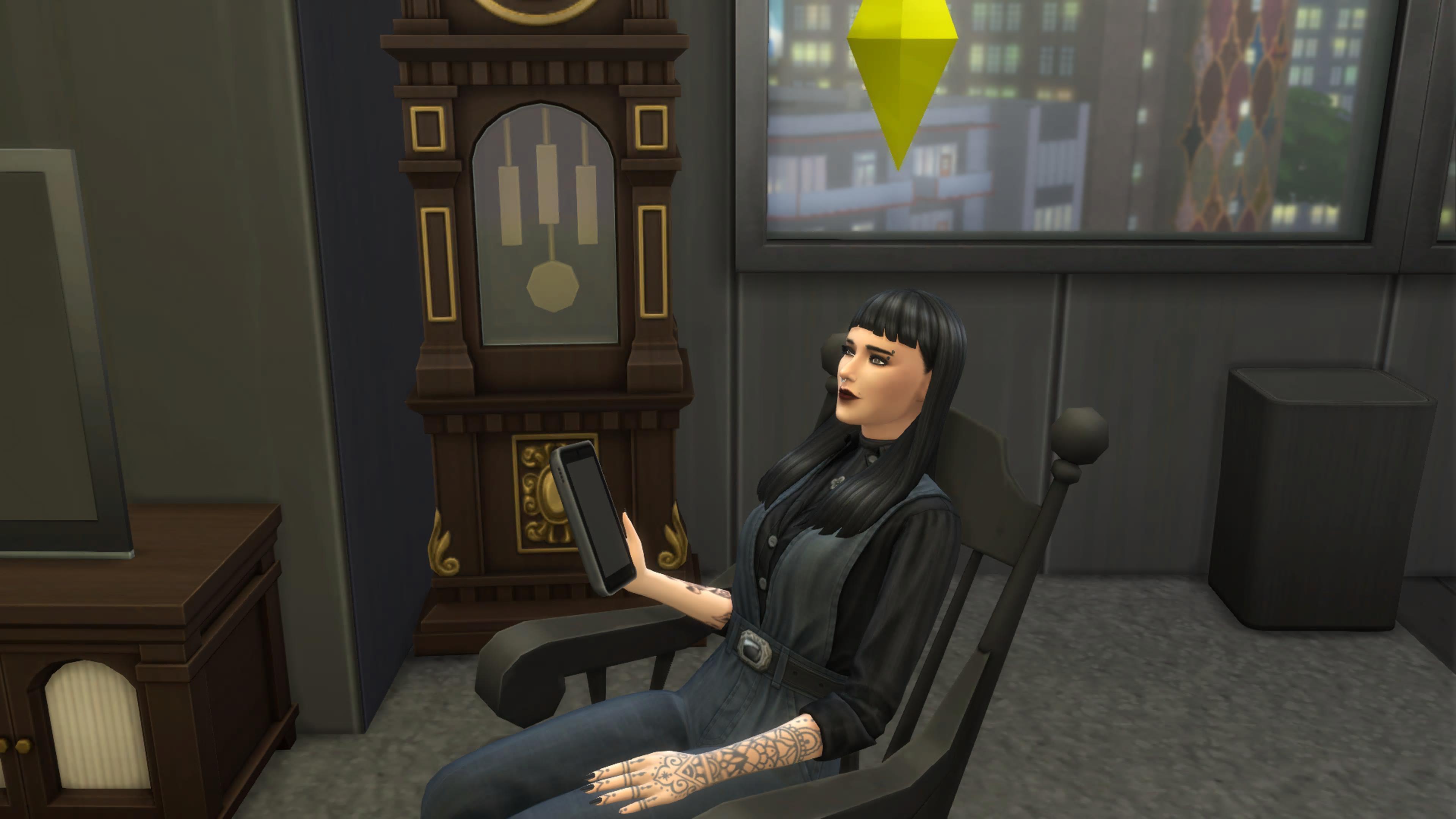 Loving the new pack! Created a gorgeous wlw gothic queen who works for Grim. | Scrolller