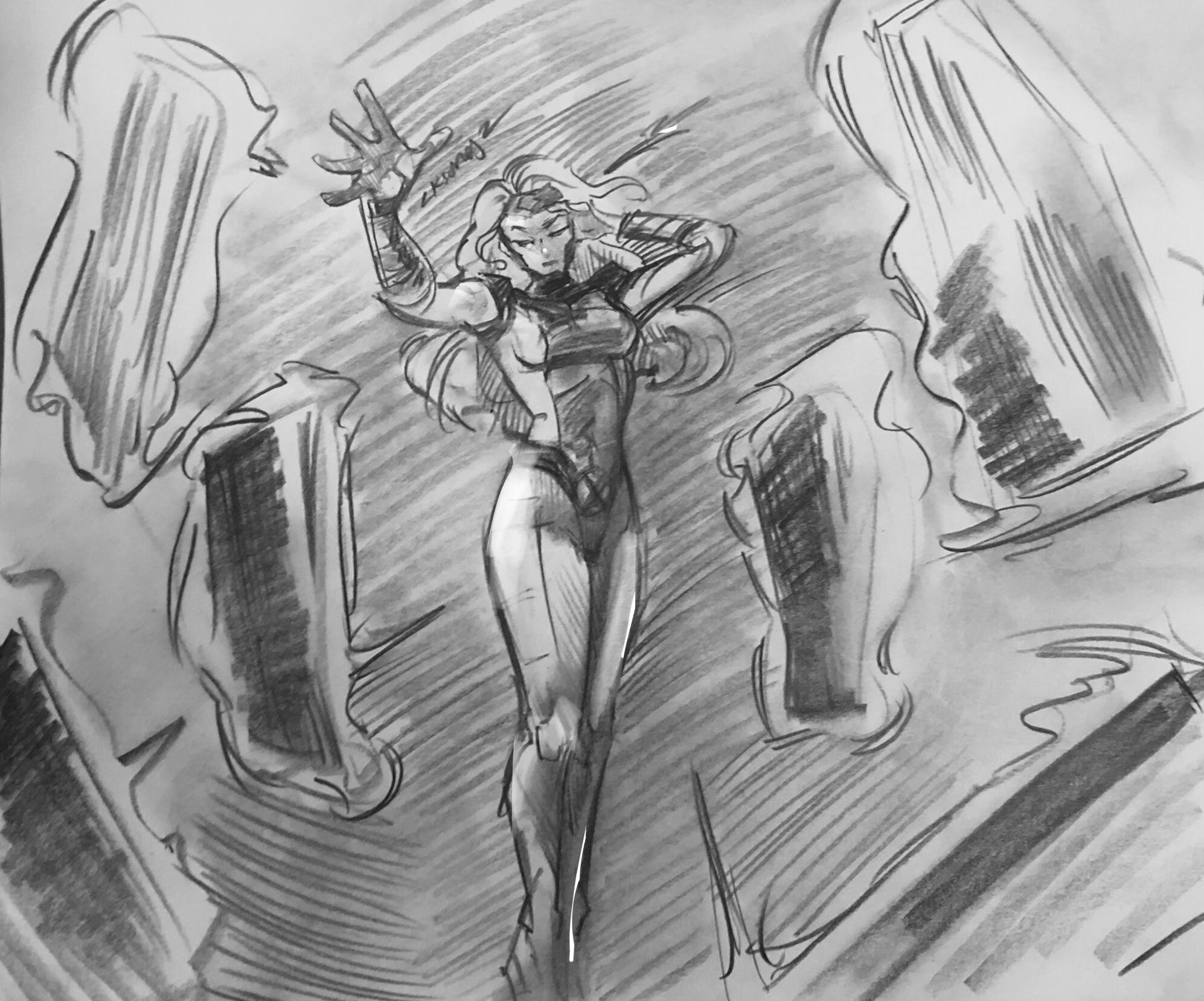 Couple of Jean Grey sketches | Scrolller