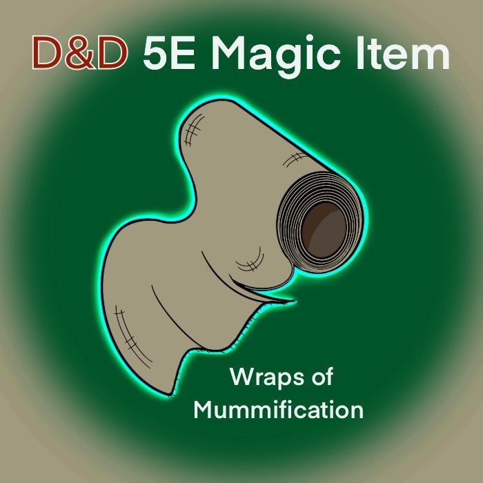 Wraps of Mummification - Magic Item (OC Art) | Scrolller