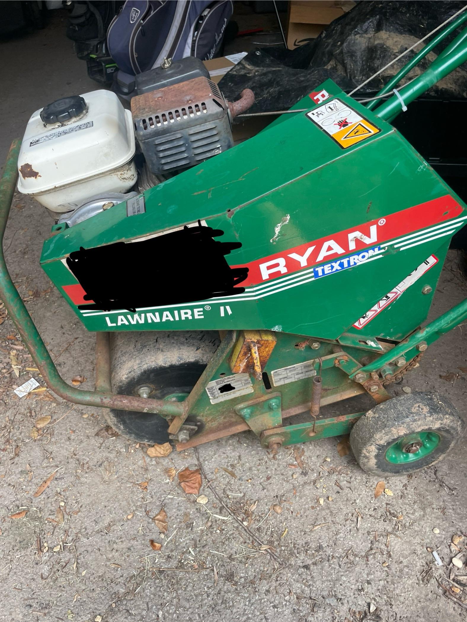 Tips for treating rust on this aerator | Scrolller