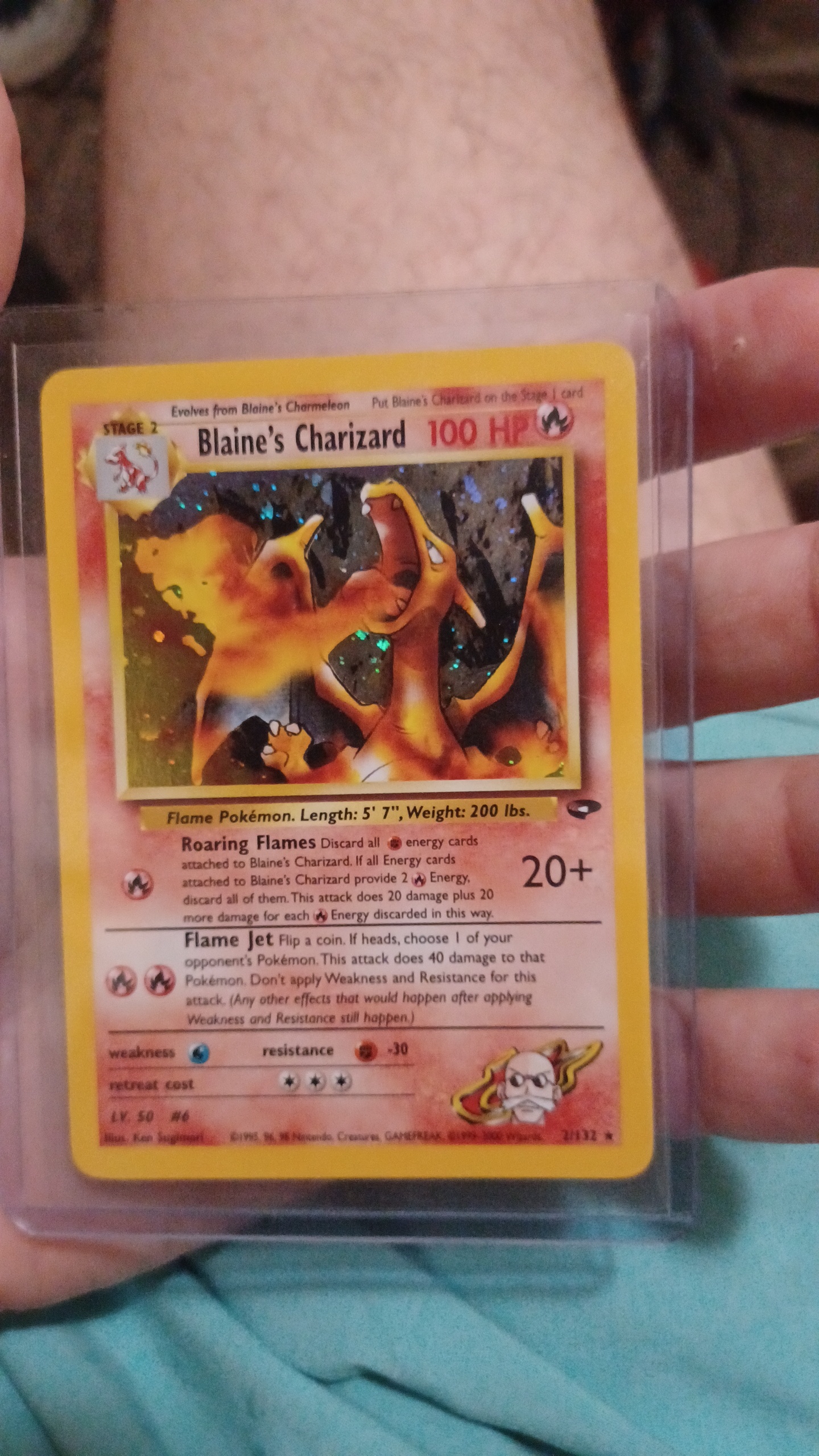 Back and Front of Blaines Charizard | Scrolller