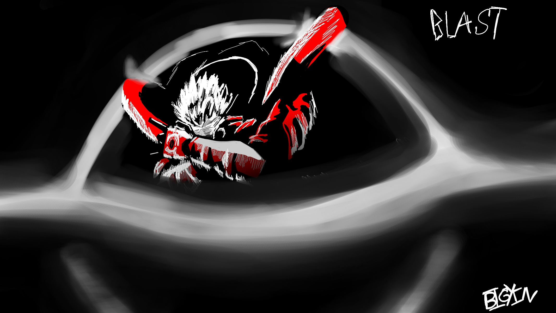 I made some wallpapers for my laptop based on some OPM characters. | Scrolller