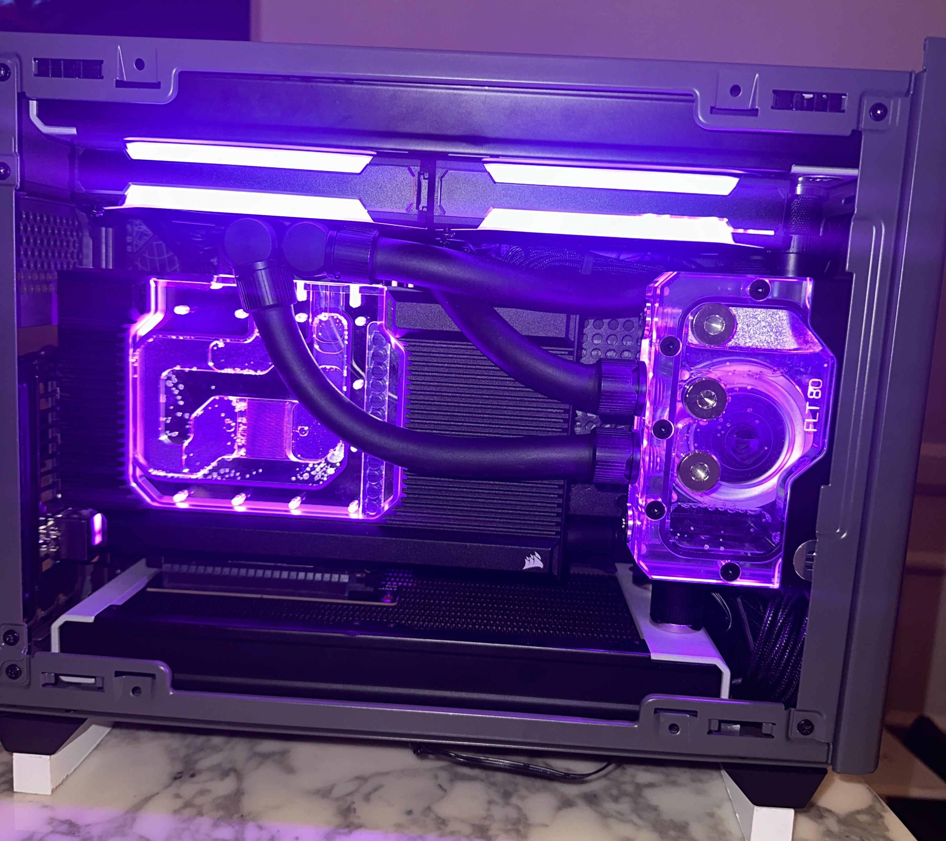 Water cooled build in the nr200p max (4080, 13700k) | Scrolller