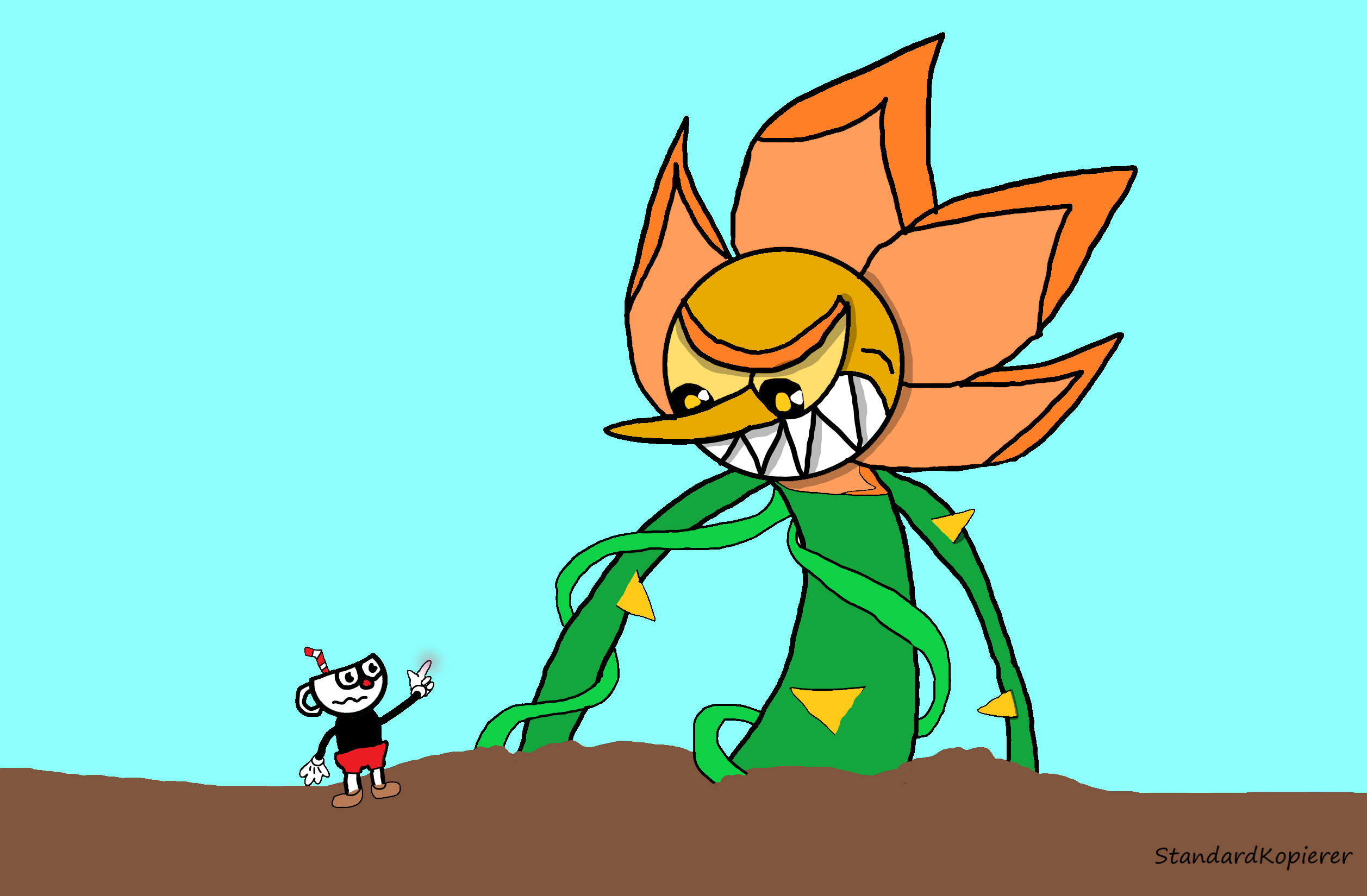 Cuphead ,,Nella Nelke'' Boss | Scrolller