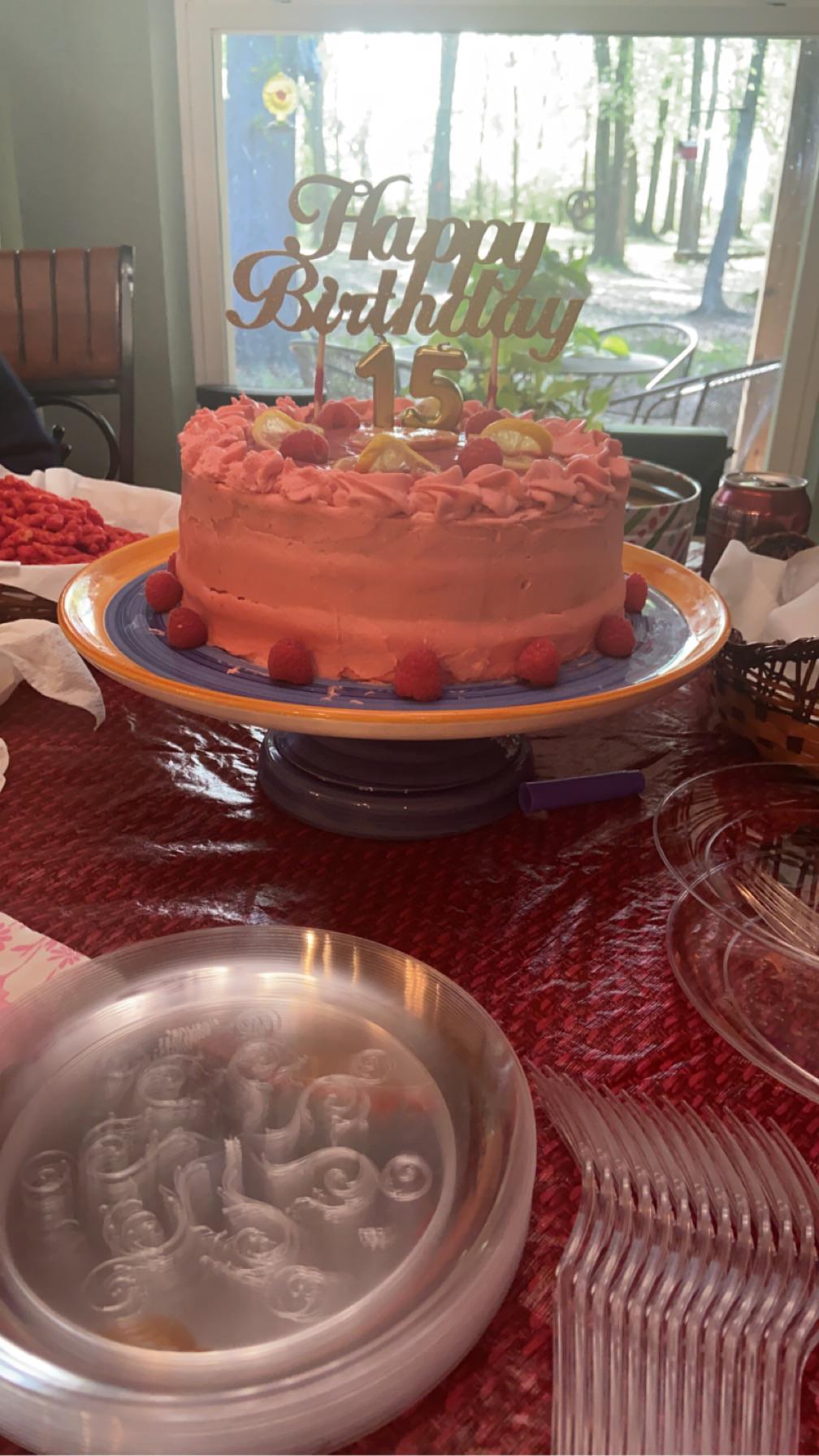 [Homemade] Lemon raspberry cake | Scrolller