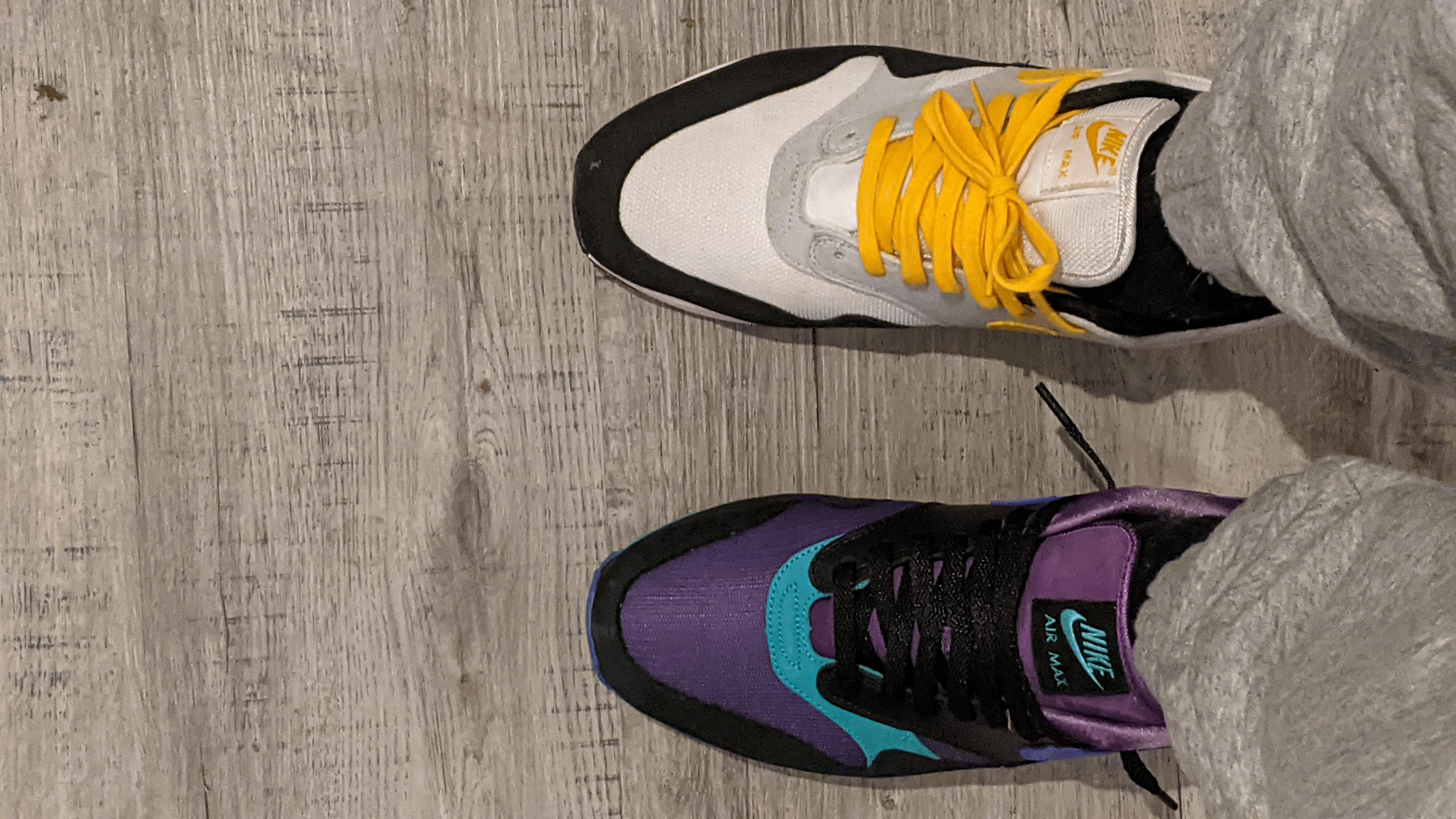 Huge differences between these Air Max 1 | Scrolller