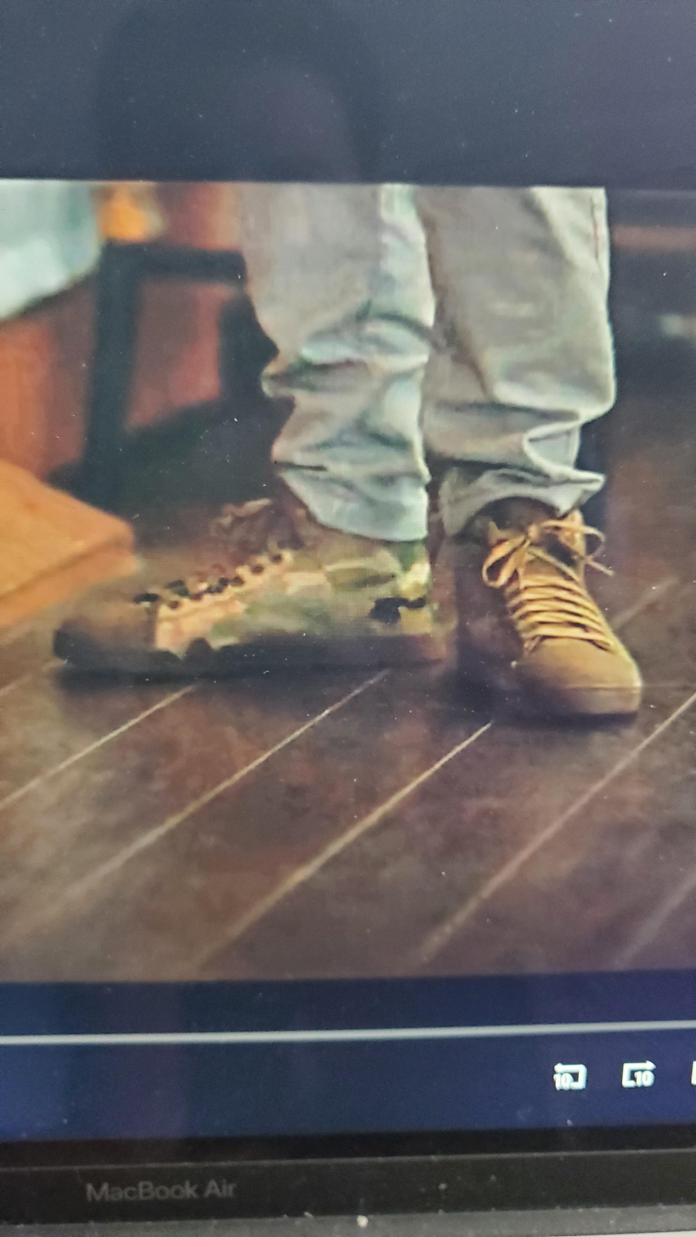 Can anyone identify these camo sneakers that Elijah Wood's character wears in the tv show ...