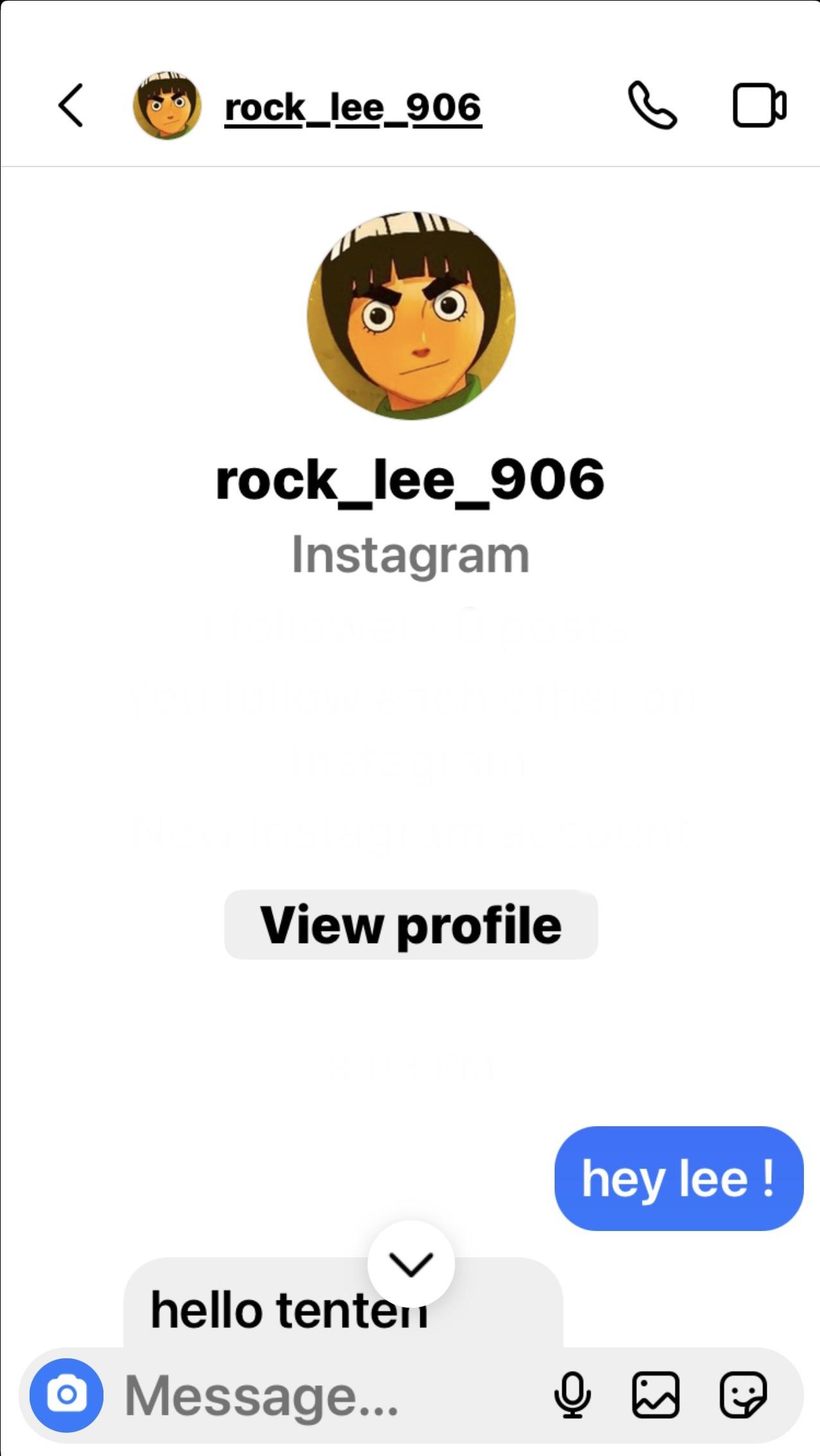 Tenten And Rock Lee Chat Scrolller 2974