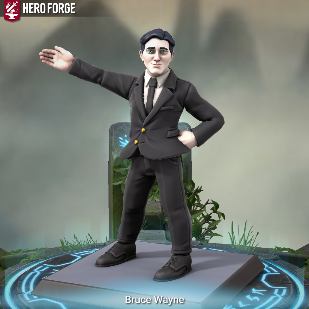 Batman and Bruce Wayne in Heroforge | Scrolller