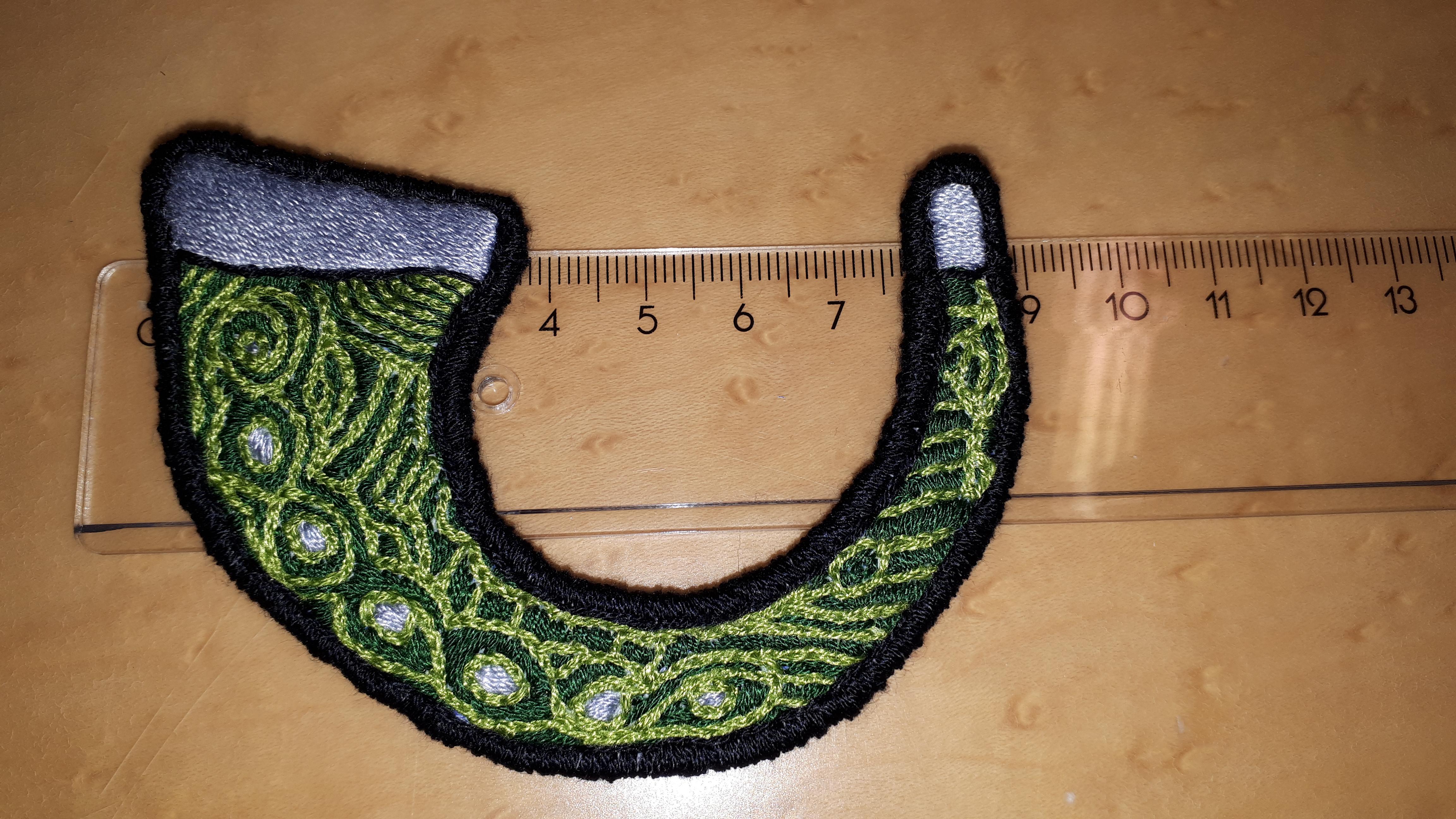 Horn of Quintus | Handmade Embroidery Patch | Scrolller
