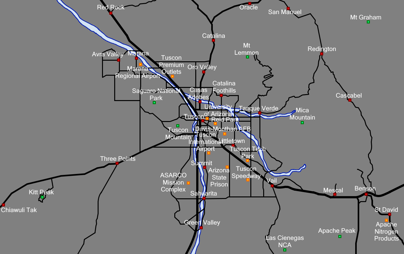 I Made Some Fallout Inspired Maps of Major Arizonan Cities | Scrolller