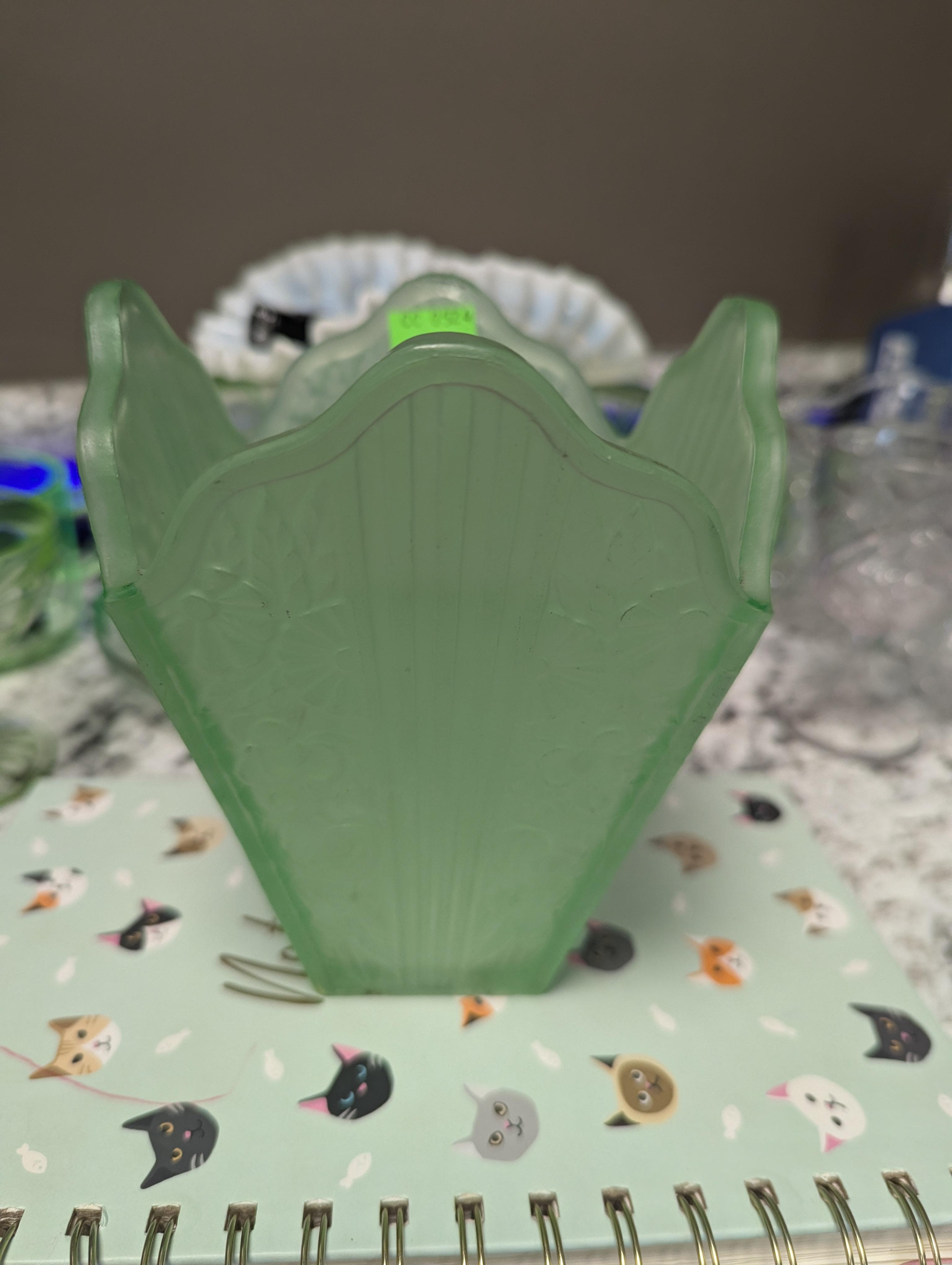 Unknown uranium glass. | Scrolller