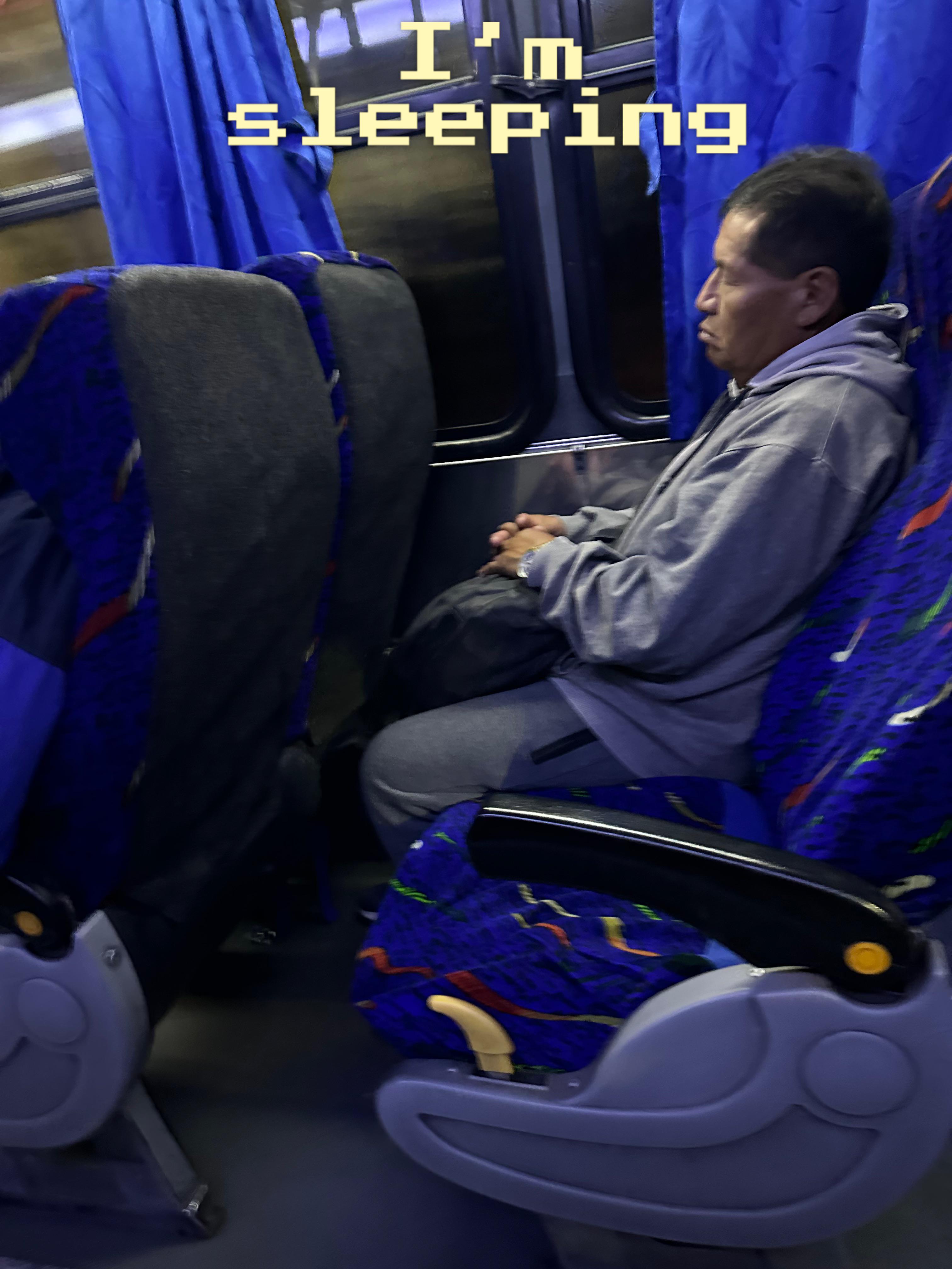 A Guy Sleeping Scrolller