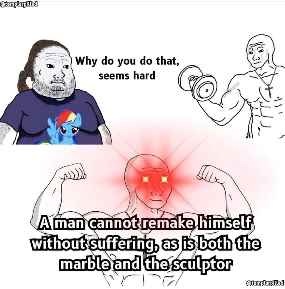 A man cannot remake himself without suffering | Scrolller