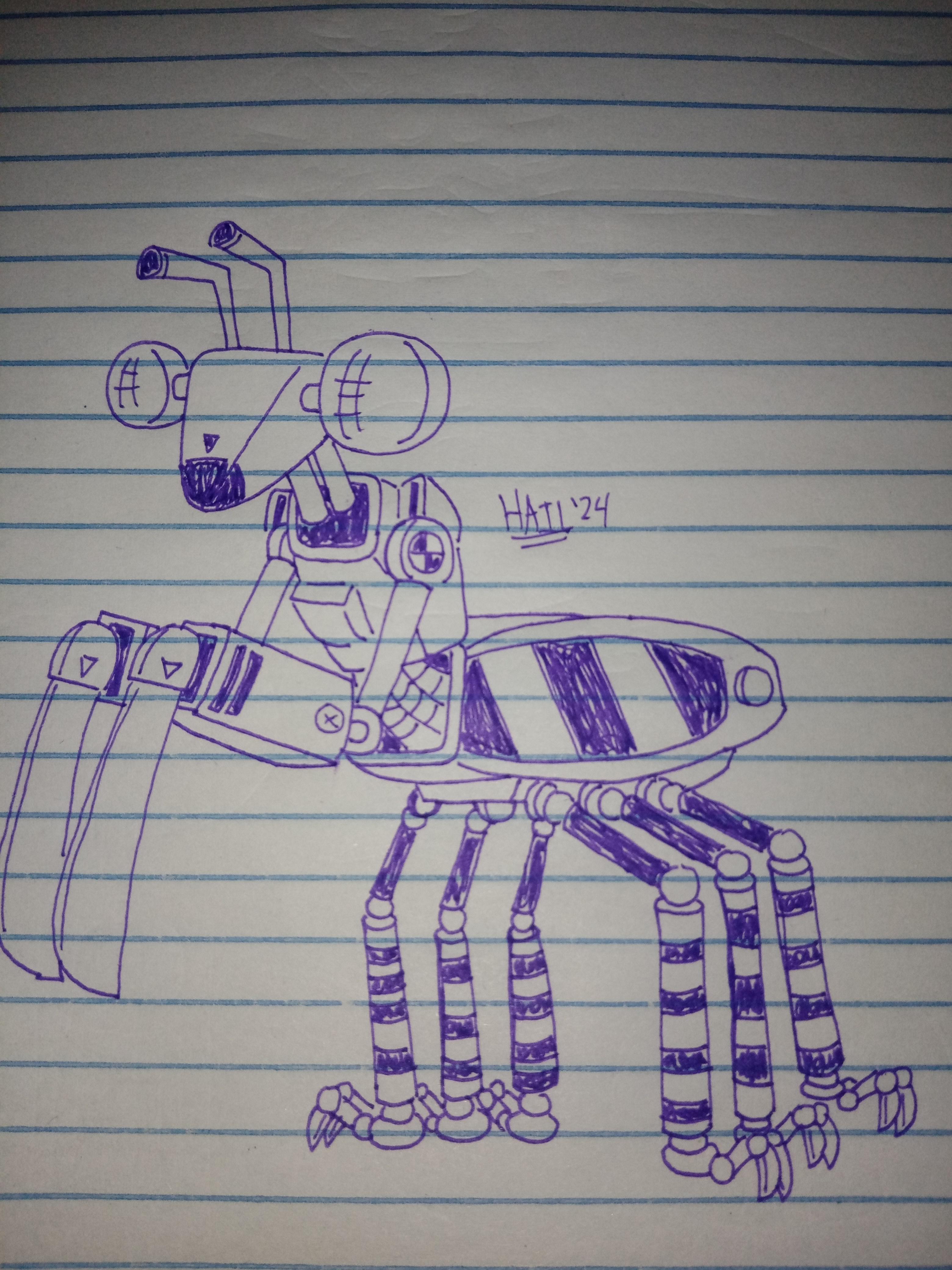 A mechanical praying mantis | Scrolller