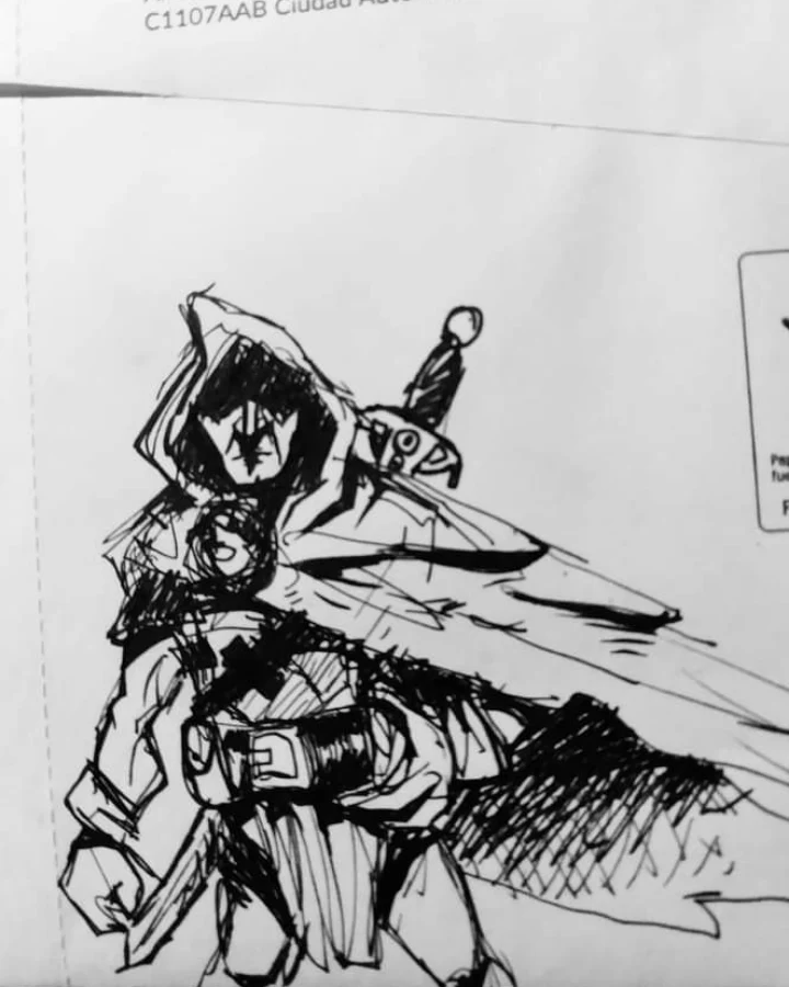 A quick doodle of Lone wolf. | Scrolller