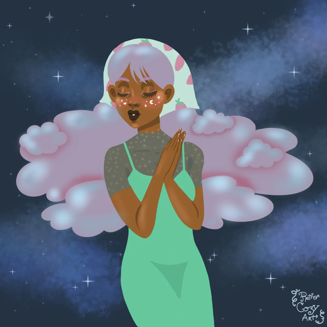 She's ready to float away (🎨retrocozyart on IG) | Scrolller