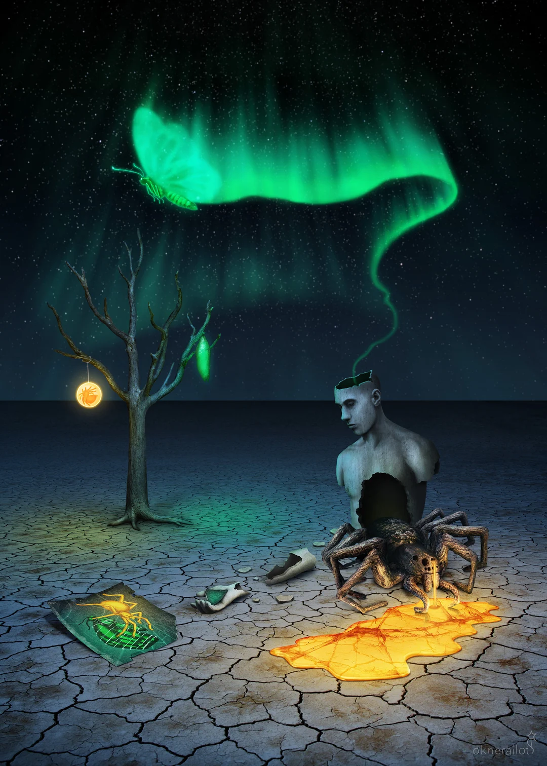 The Riddle of Memory (me; digital drawing & photo manipulation) | Scrolller