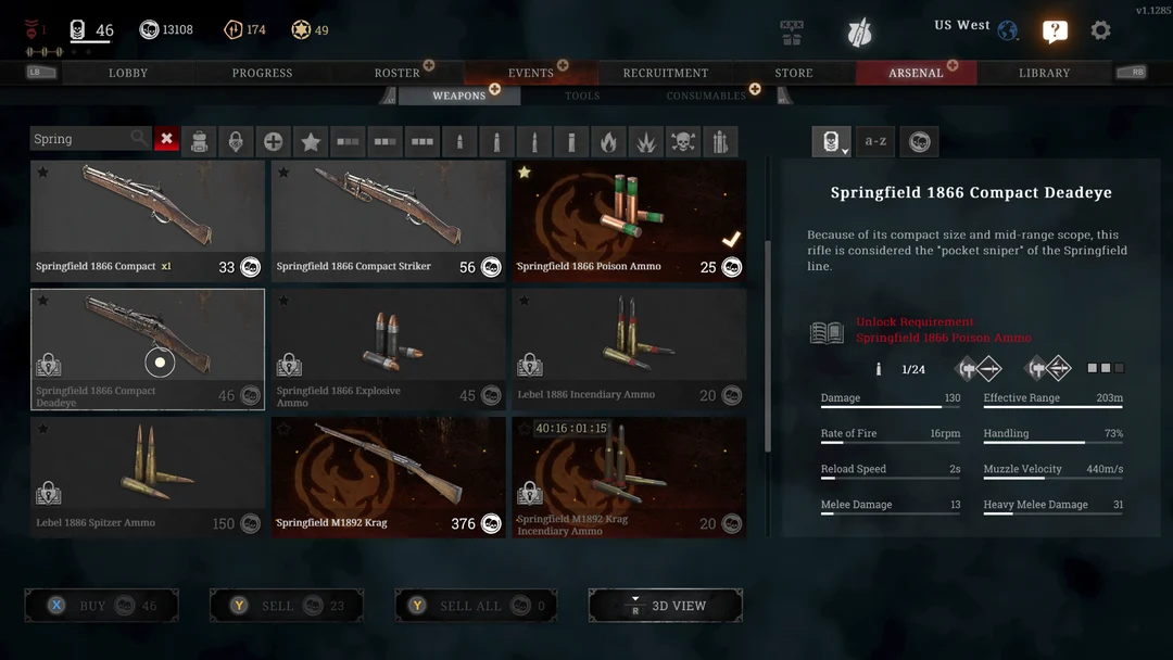 Still seems its impossible for me to unlock the compact deadeye and explosive ammo. | Scrolller