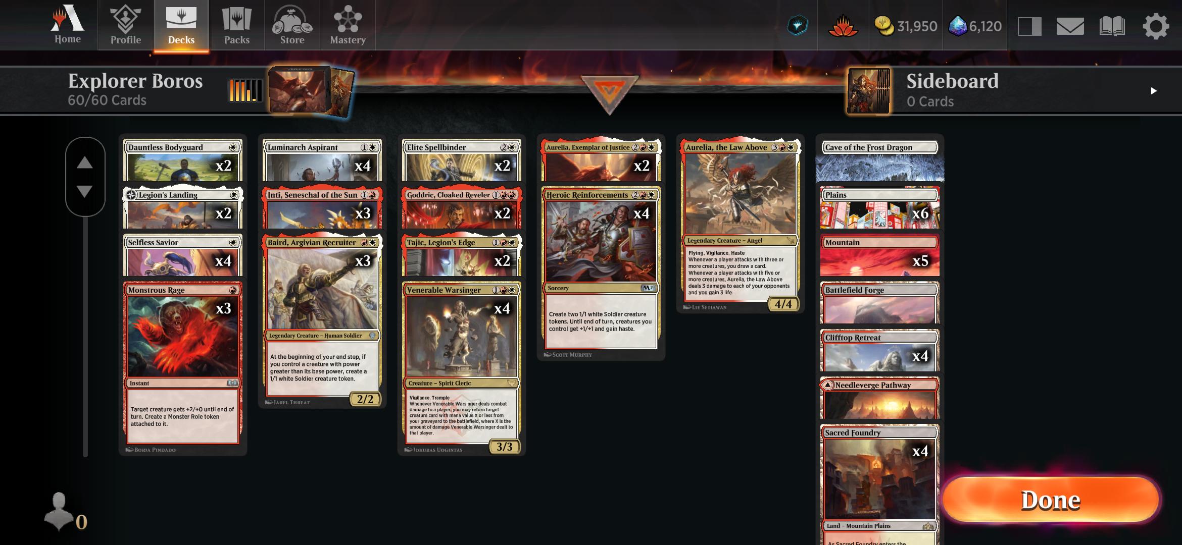 Any tips for my Explorer Boros Aurelia deck? | Scrolller