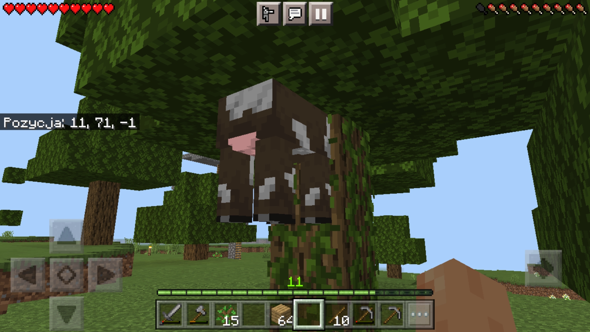 Vote for Spider Cow its spawn uder trees and can teleport you to New Dimension | Scrolller