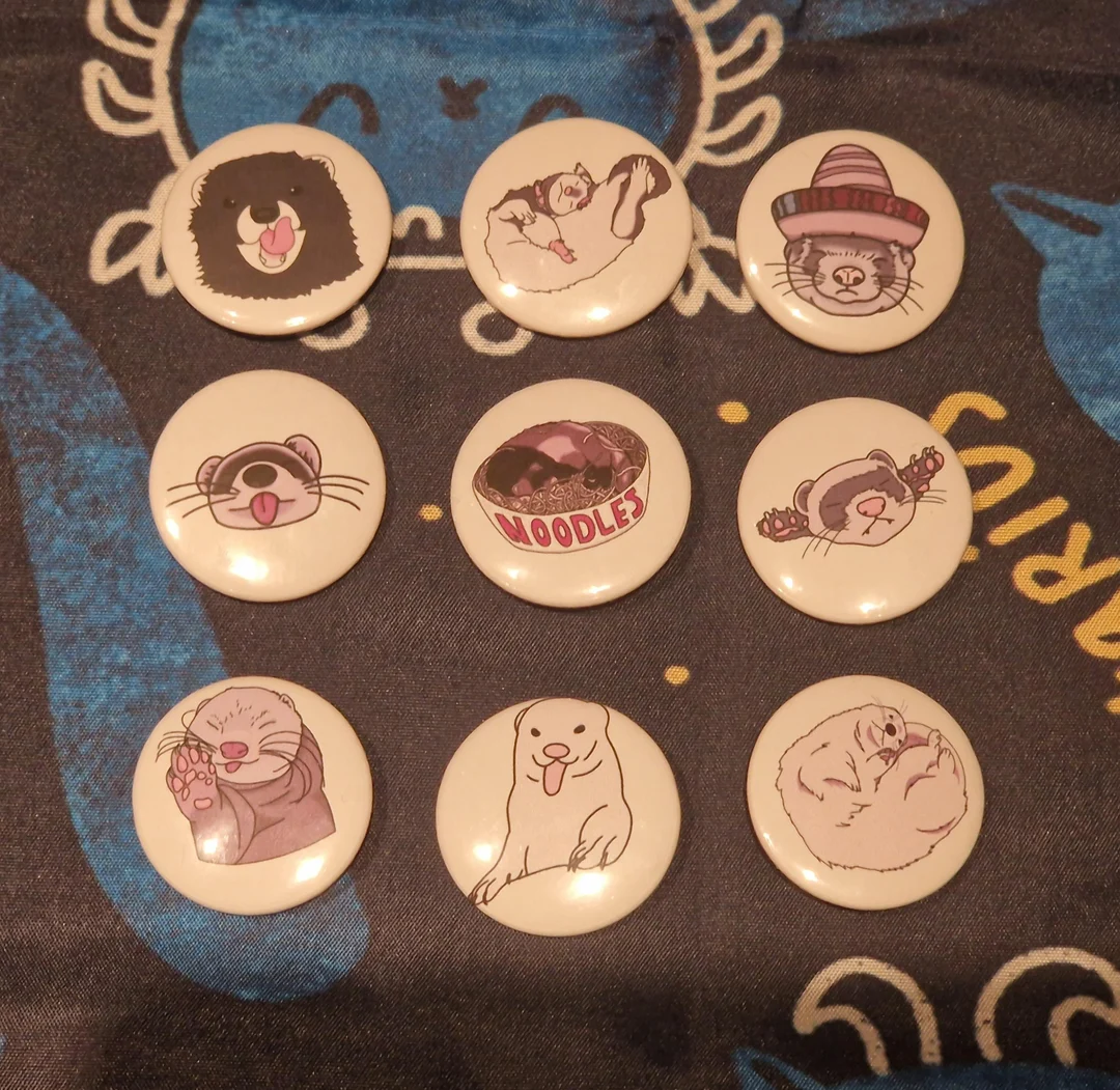 Treated myself to some cute badges! | Scrolller