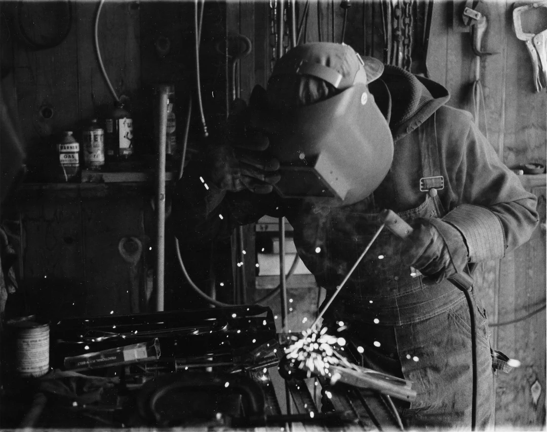 My Grandpa welding in 1972 | Scrolller