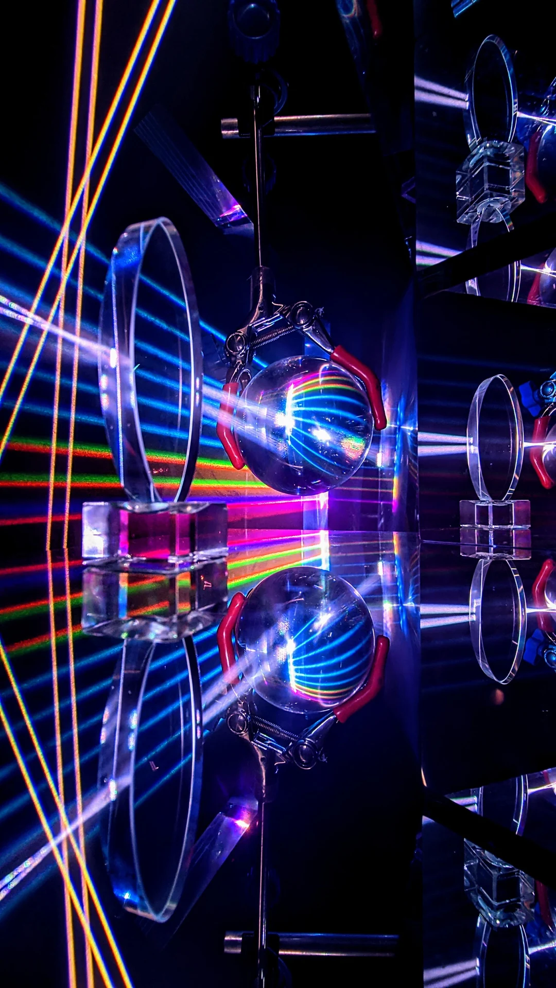 Photogenic Science, LaserLew (me), Laser Installation Photograph, 2023 | Scrolller