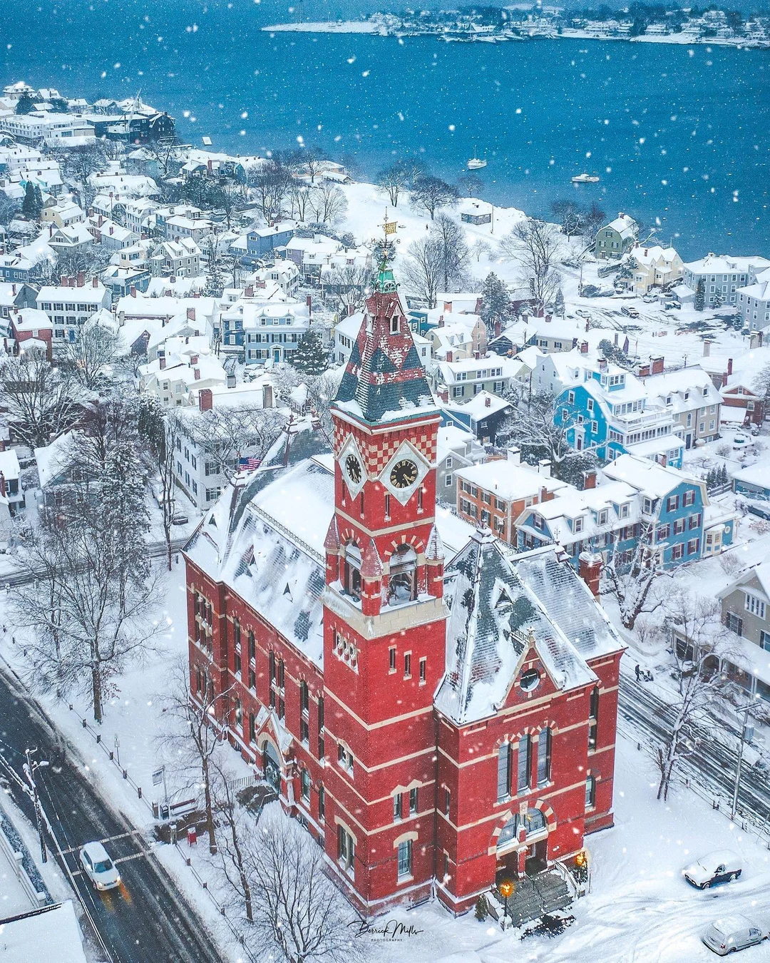 Abbot Hall in Marblehead, Essex County, Massachusetts. | Scrolller