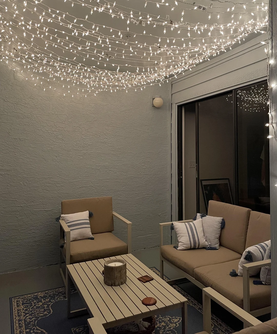 Just finished furnishing and decorating our tiny porch! | Scrolller