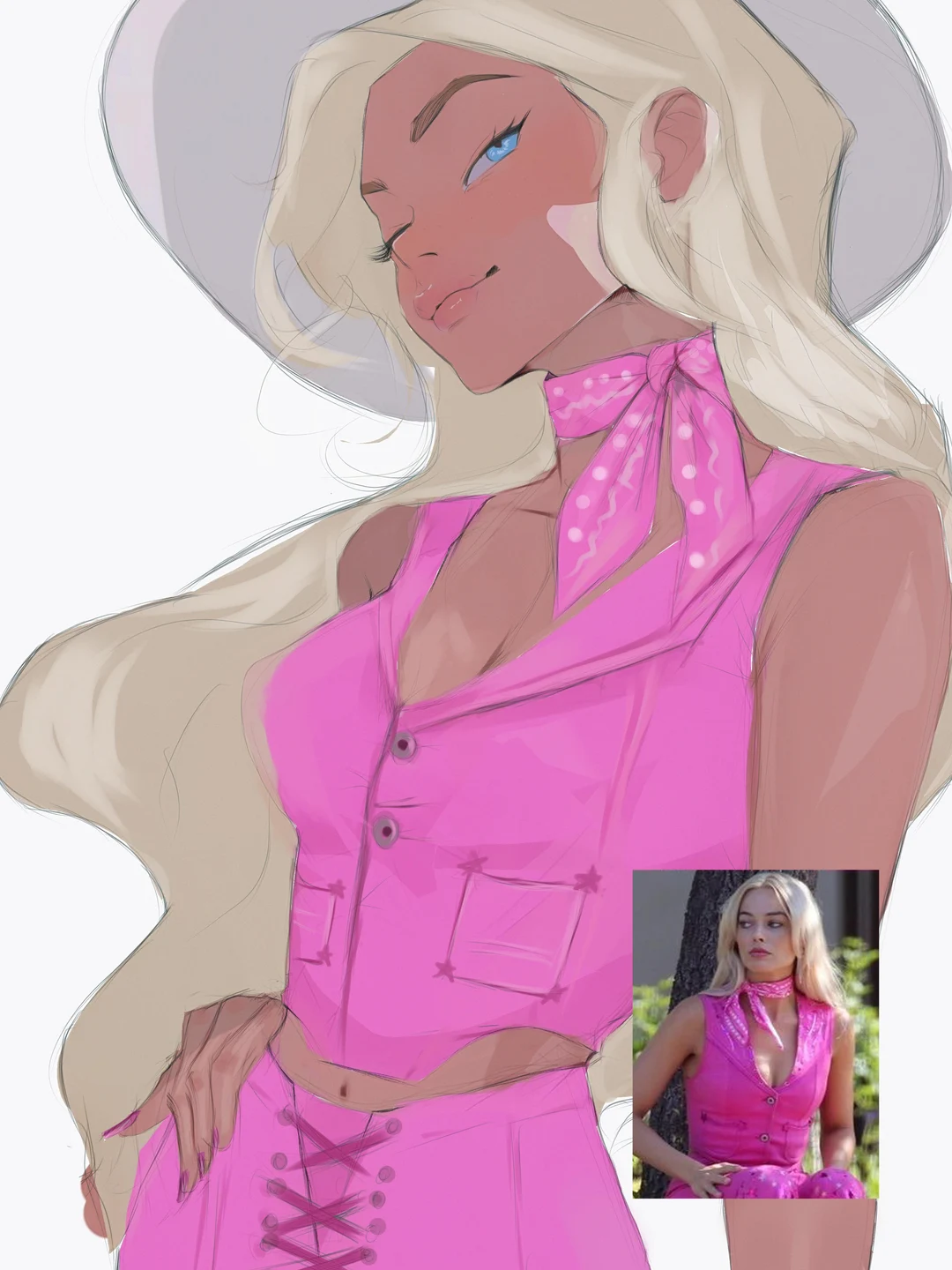 Barbie, Gigi, ibisPaint,2023 | Scrolller