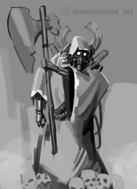 Tech Priest sketch | Scrolller