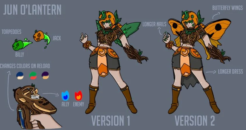 Jun O'Lantern Skin Concept | Scrolller