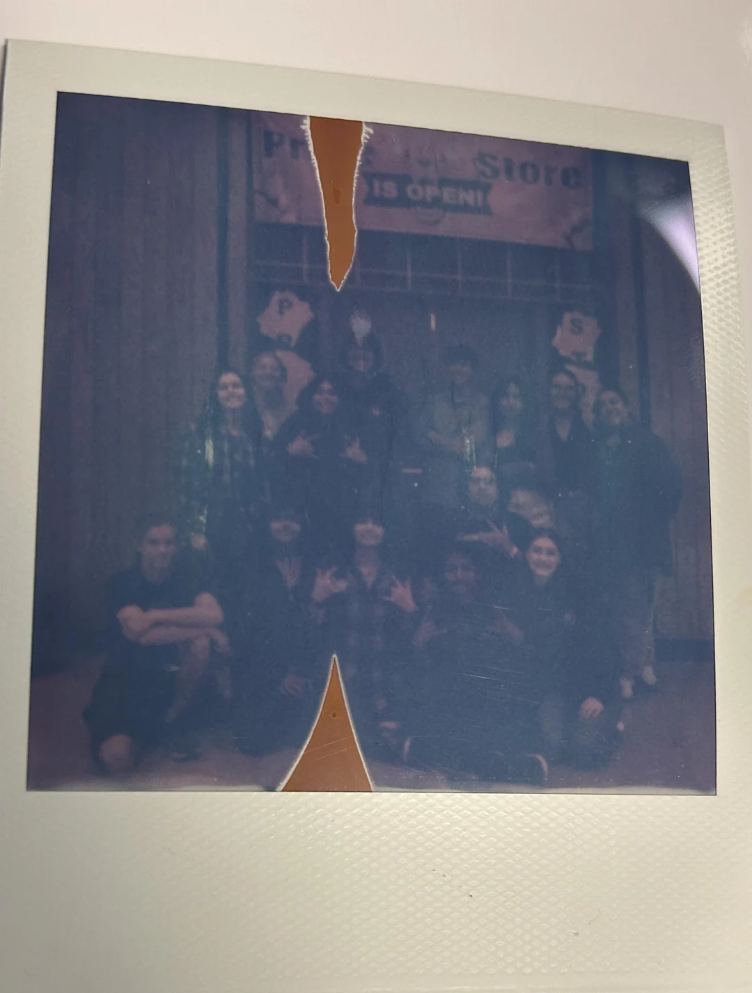 Any one know why this triangle thing keeps happening(taken on a polaroid now plus) | Scrolller