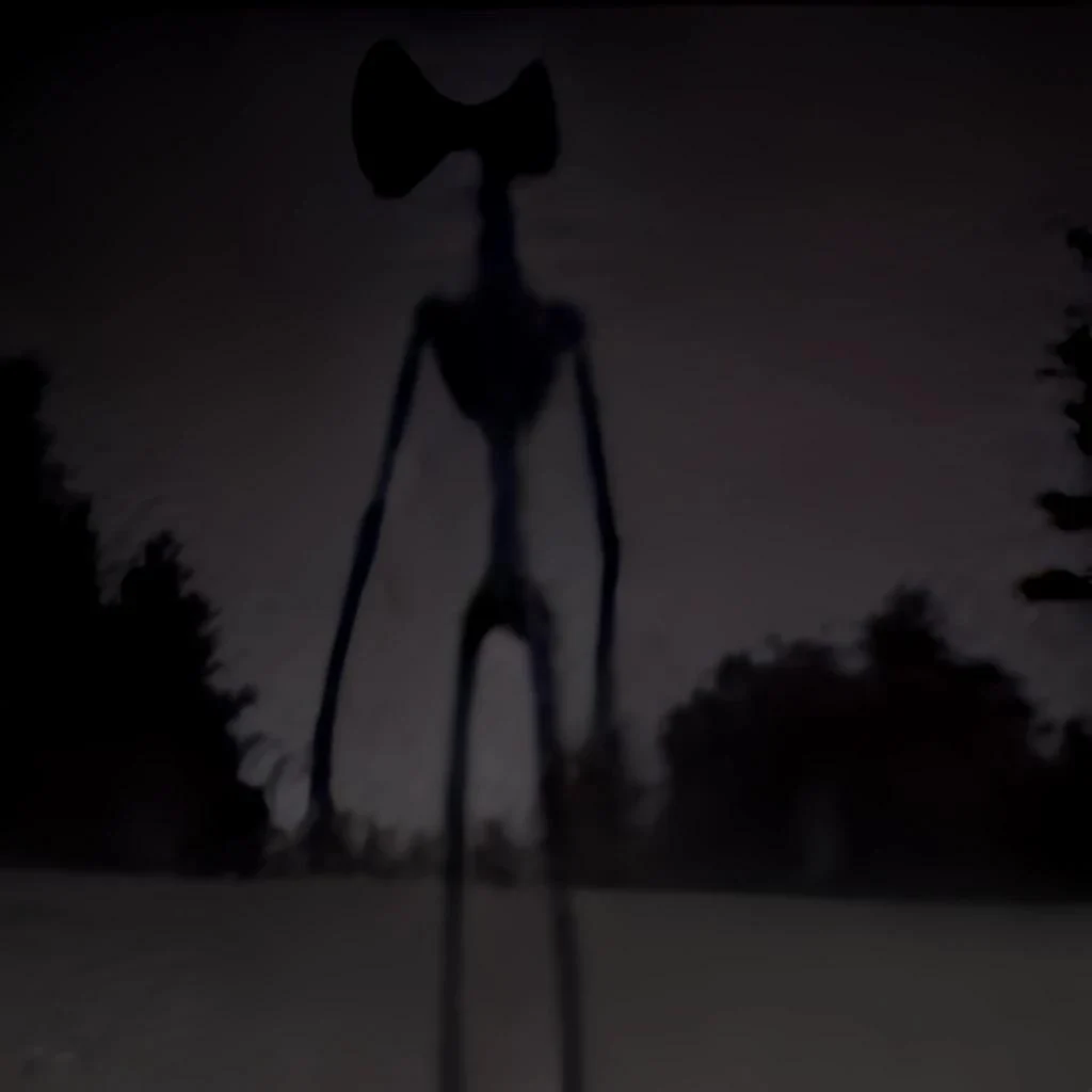 Siren head in the snow | Scrolller